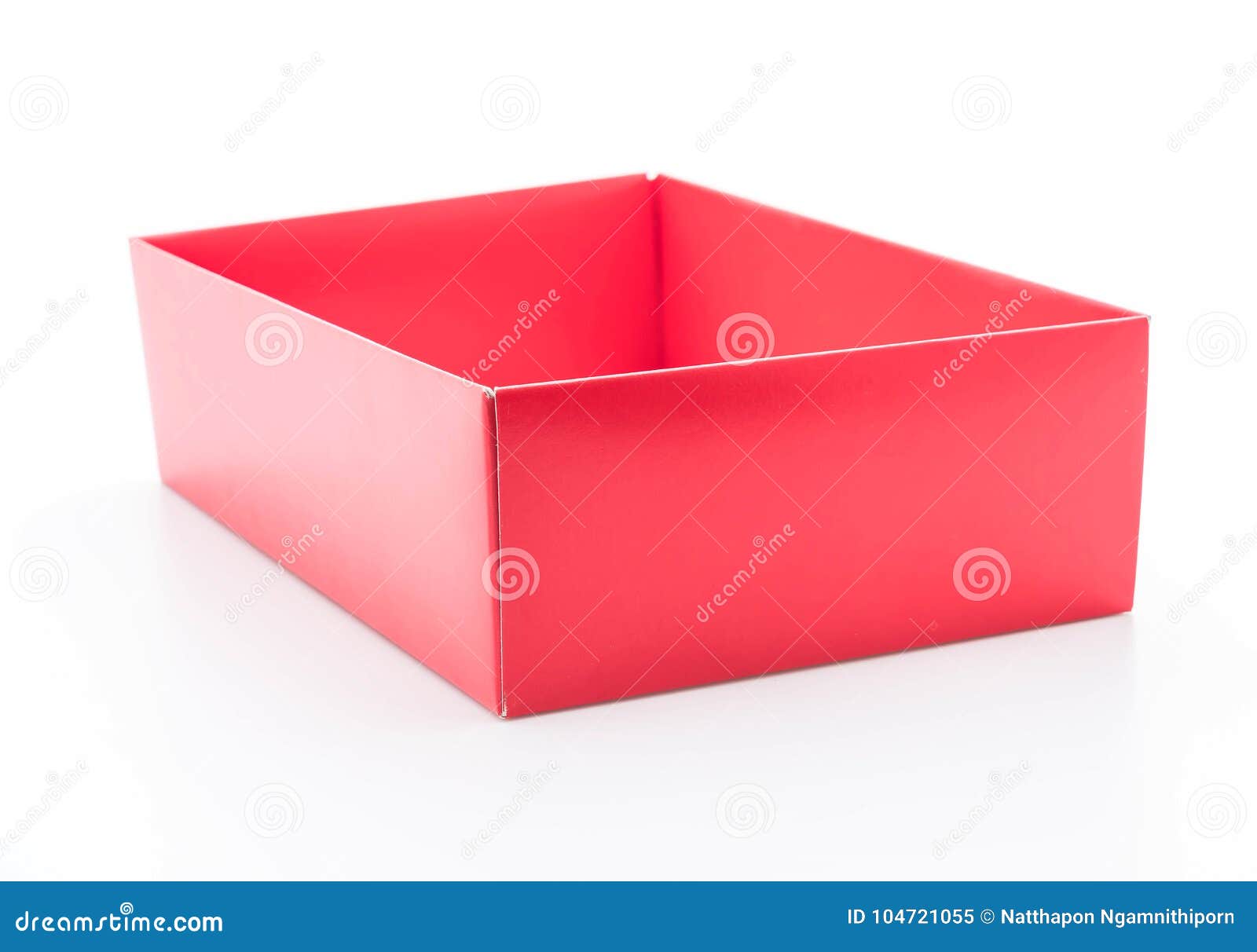 Red paper box stock image. Image of decoration, holiday - 104721055