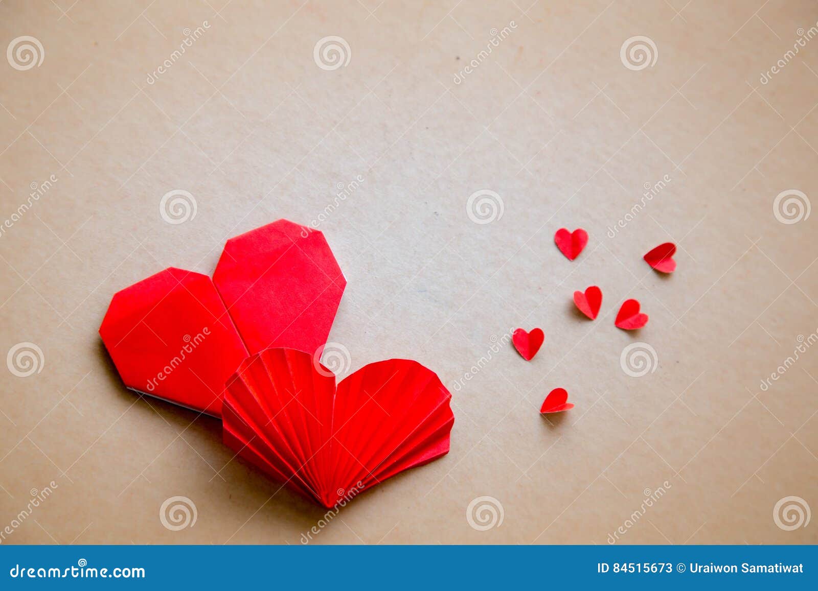 Red paper hearts stock image. Image of background, paper - 84515673