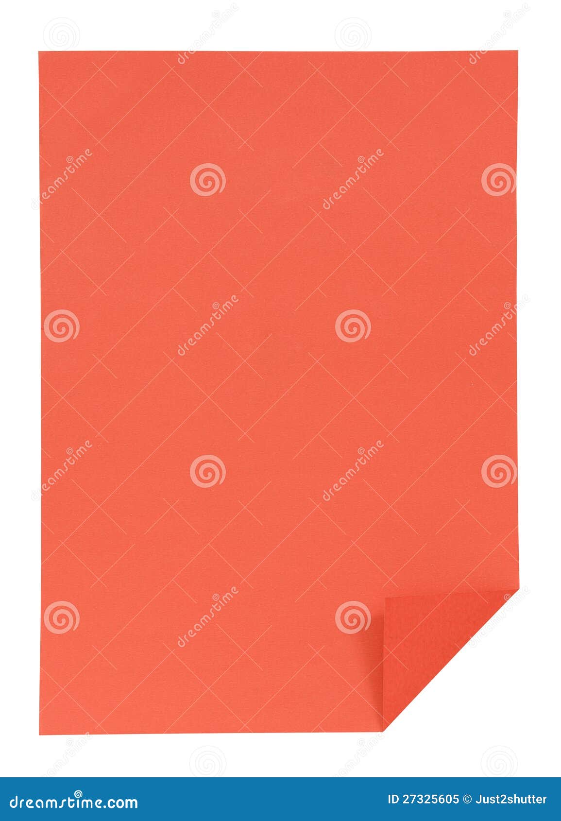 Red Paper Isolated on White Stock Image - Image of envelope, diary ...