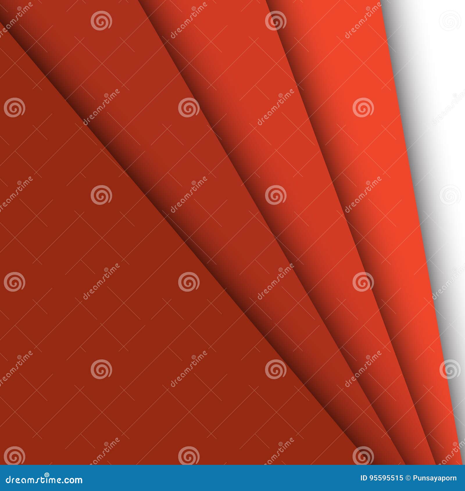 Red Paper Overlapping Abstract Background Stock Vector - Illustration ...