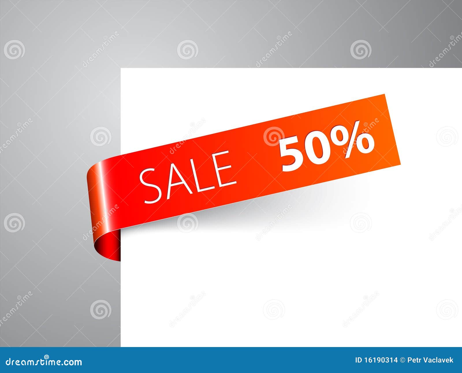 Red paper tag stock illustration. Illustration of bookmark - 16190314