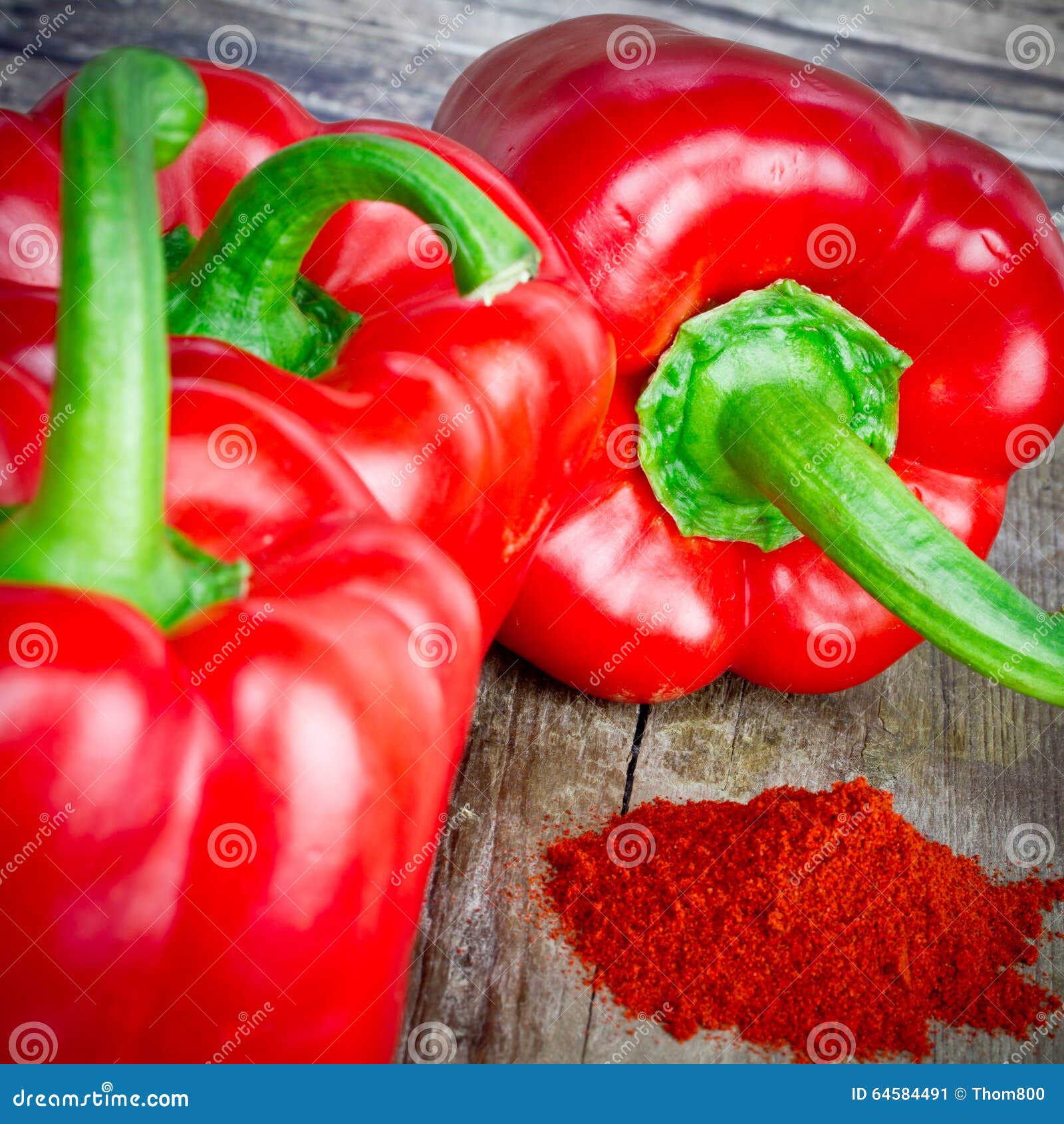 Red paprika stock image. Image of paprika, cooking, vegetarian - 64584491