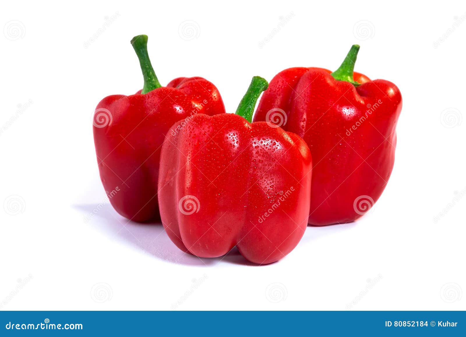 Red paprika isolated stock photo. Image of white, pepper - 80852184