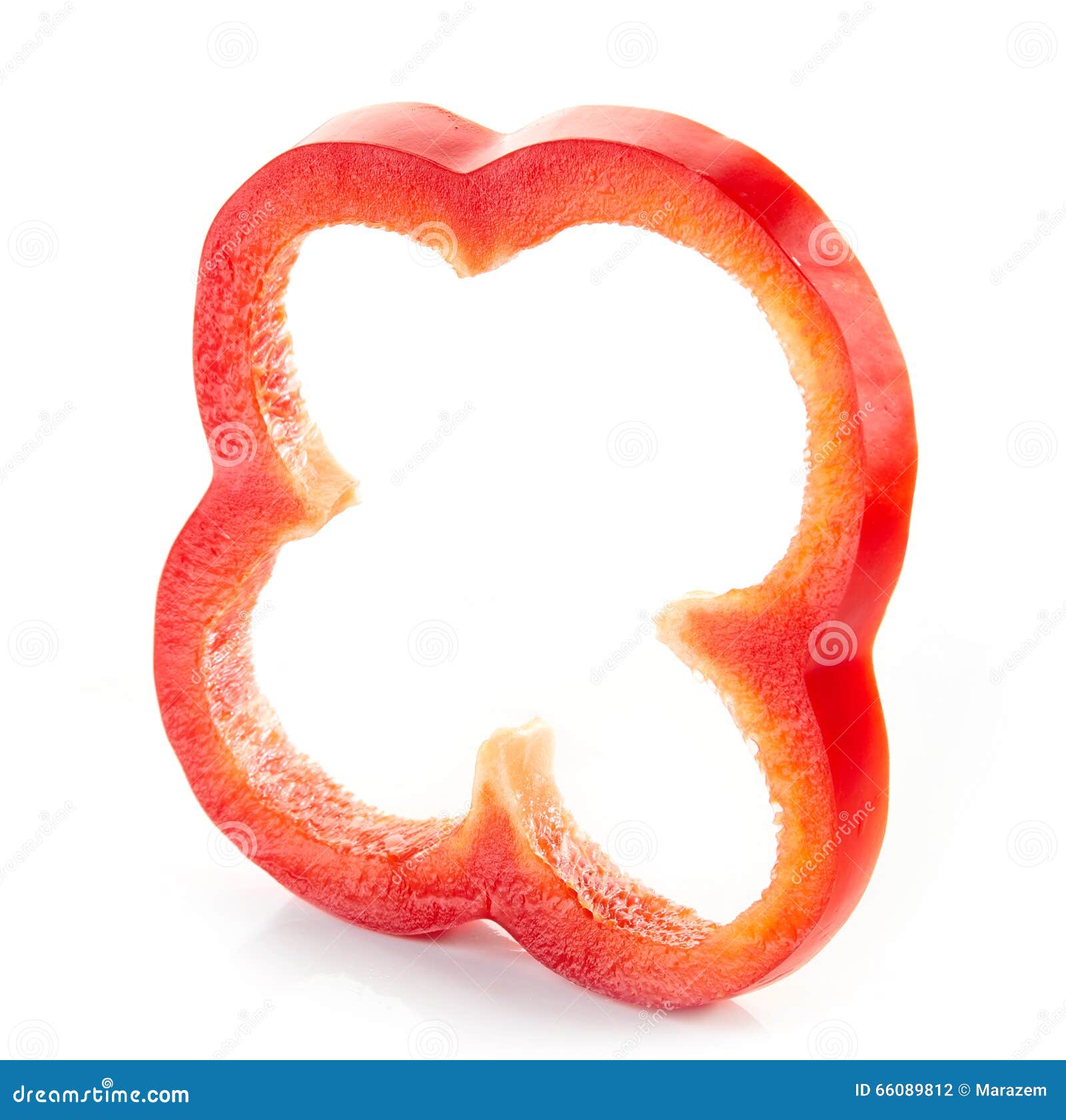 Red paprika slice stock photo. Image of vitamins, paprika - 66089812
