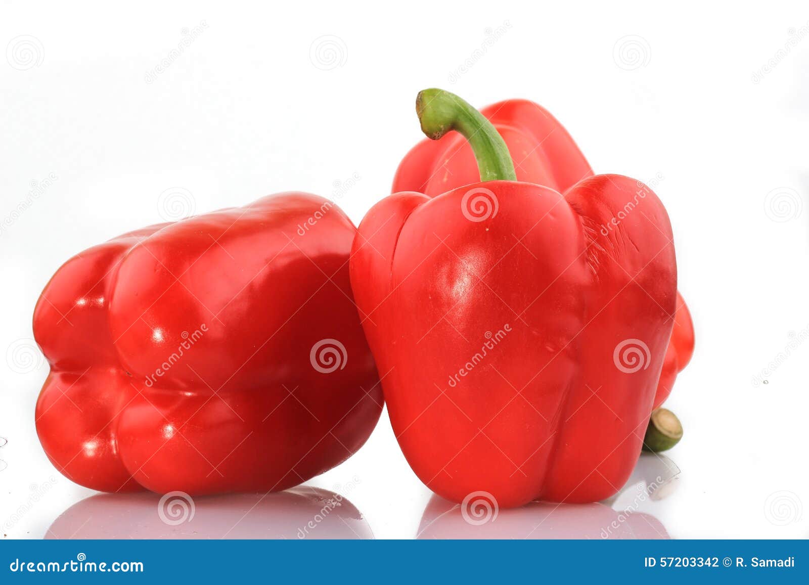 Red Paprika stock photo. Image of salad, white, green - 57203342