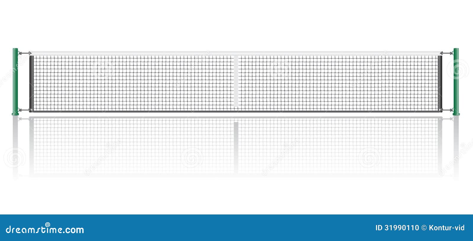 Red Para El Juego Del Ejemplo Del Vector Del Tenis Ilustración del ...