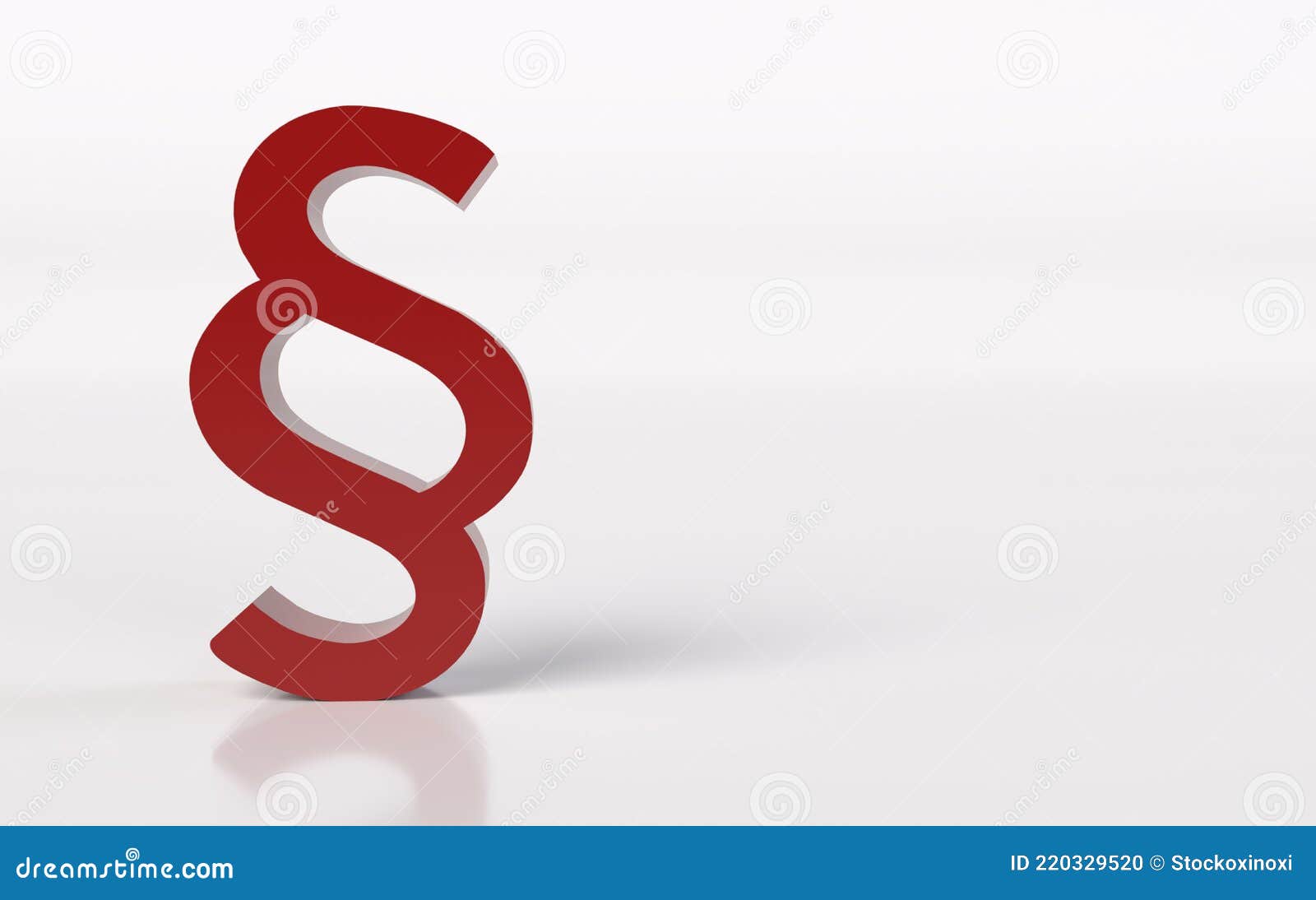 Red Paragraph Symbol White Background Stock Illustration - Illustration ...