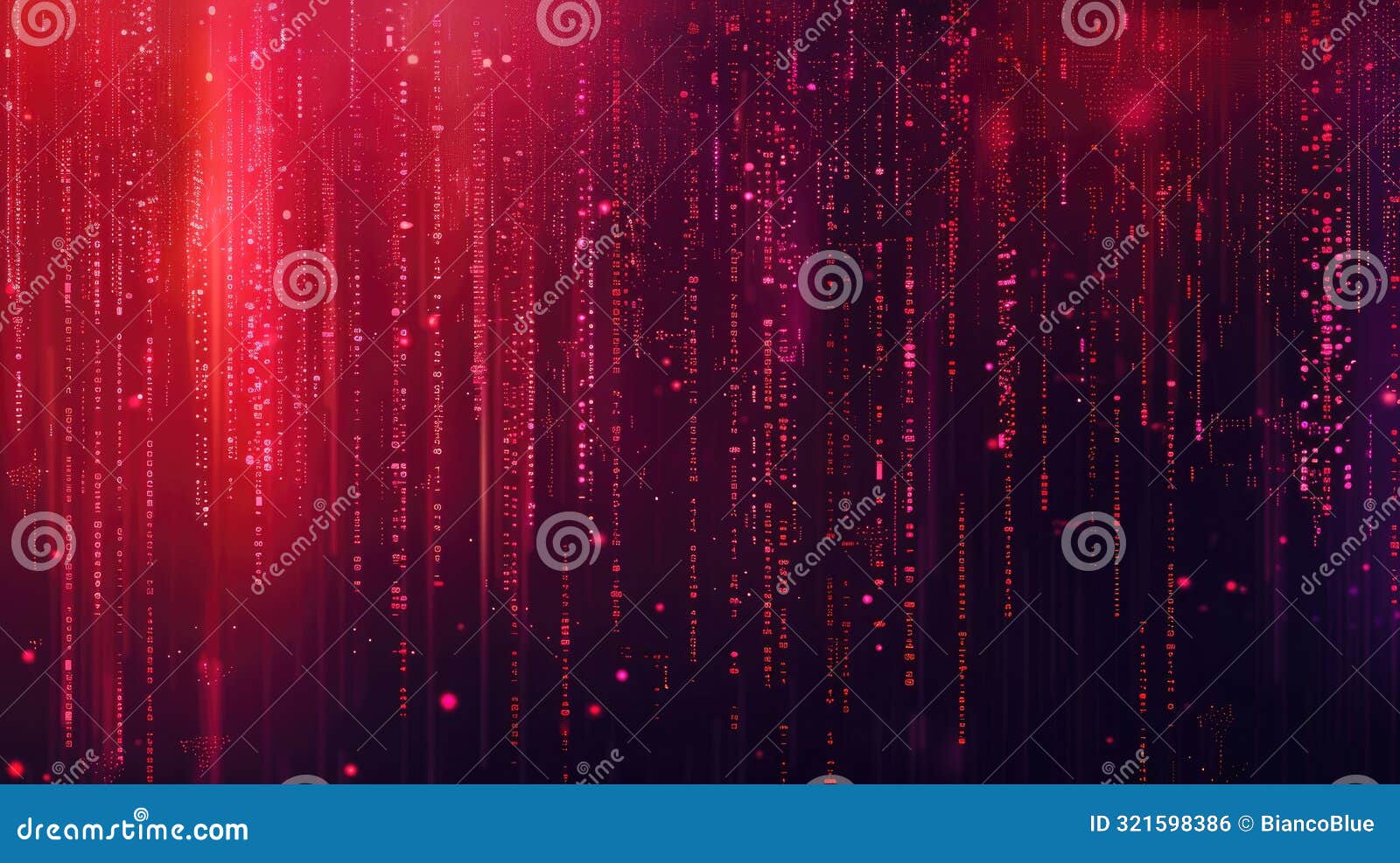 Red Particles Falling on Black Background AIG51A Stock Photo - Image of ...