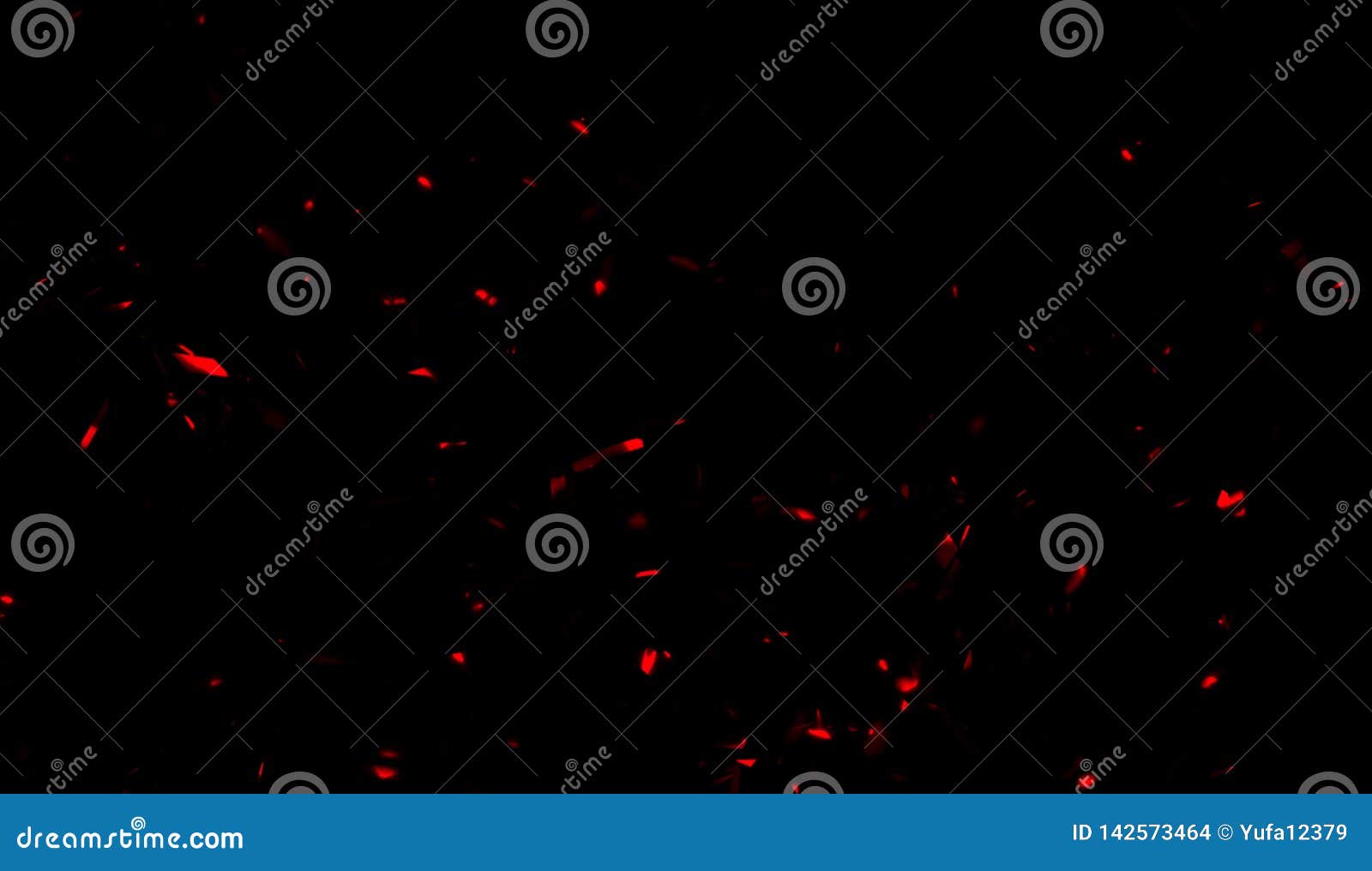 Red Particles Sparkle Spray Debris. Overlays Texture . Design Element ...