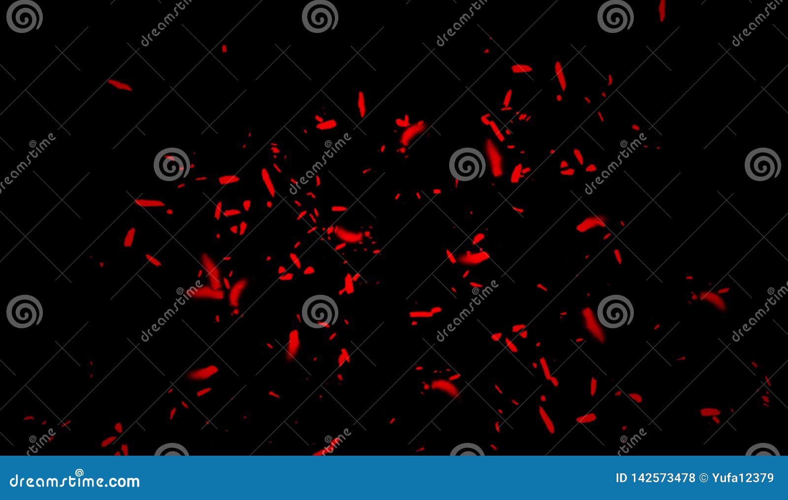 Red Particles Sparkle Spray Debris. Overlays Texture . Design Element ...