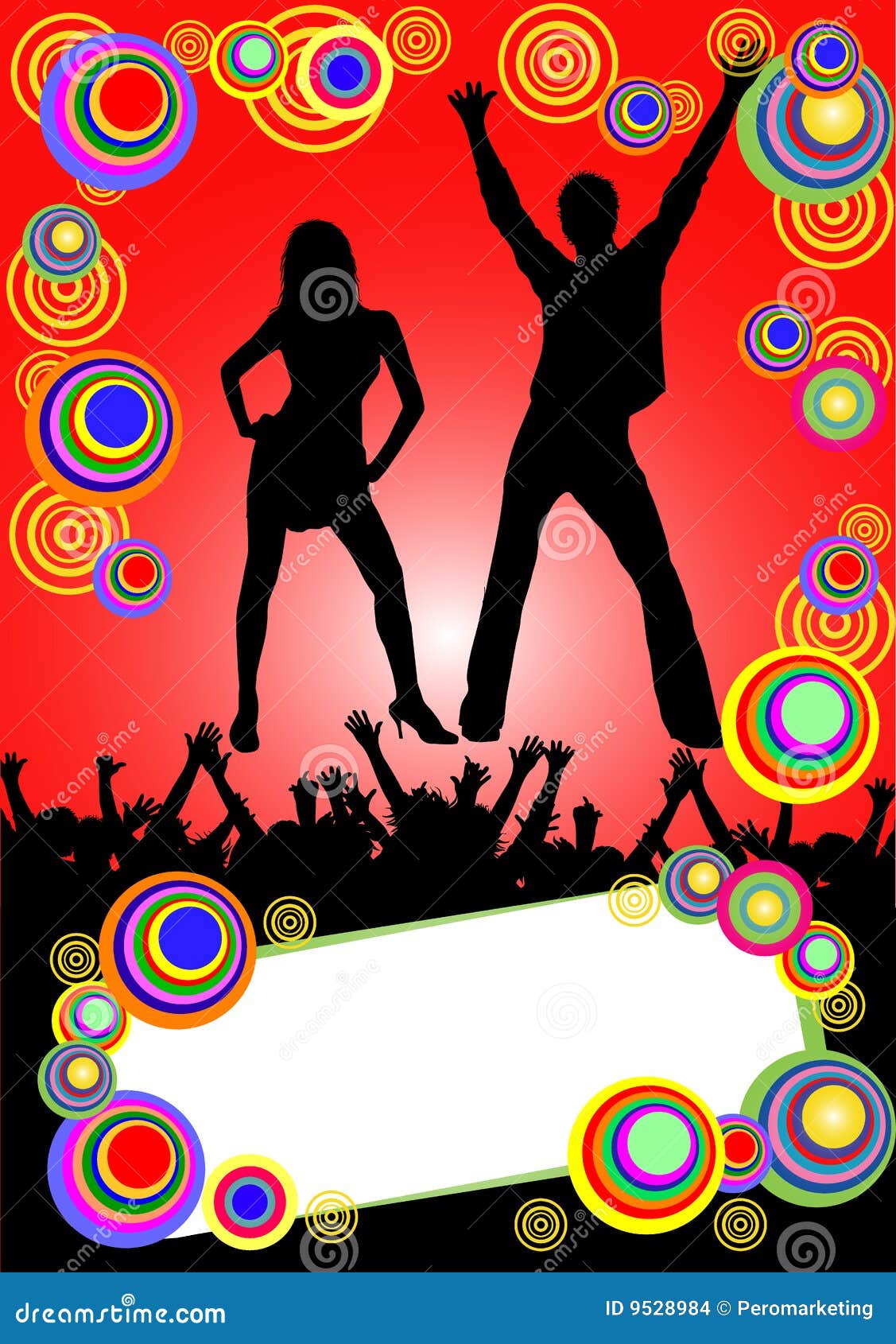 Red party placard stock vector. Illustration of celebration - 9528984