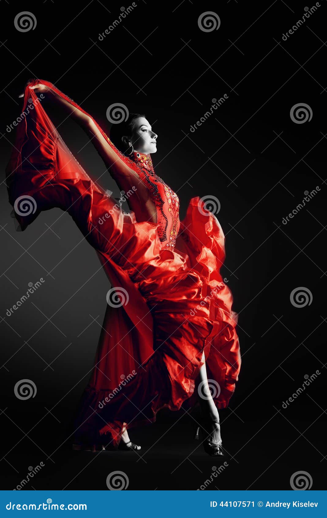 Red passion stock image. Image of beauty, performer, expression - 44107571