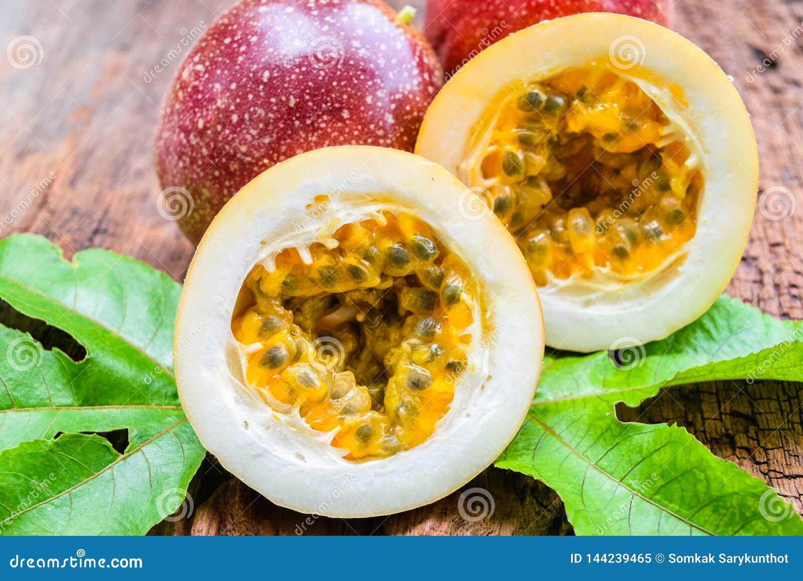 Red passion fruit stock image. Image of color, closeup - 144239465