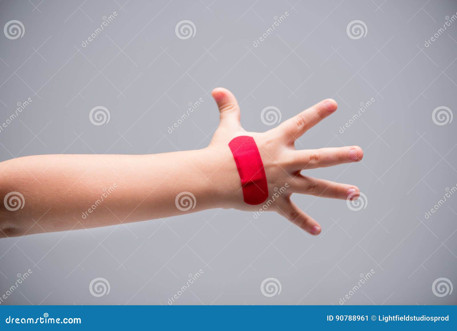 Red patch on hand stock image. Image of medical, cropped - 90788961