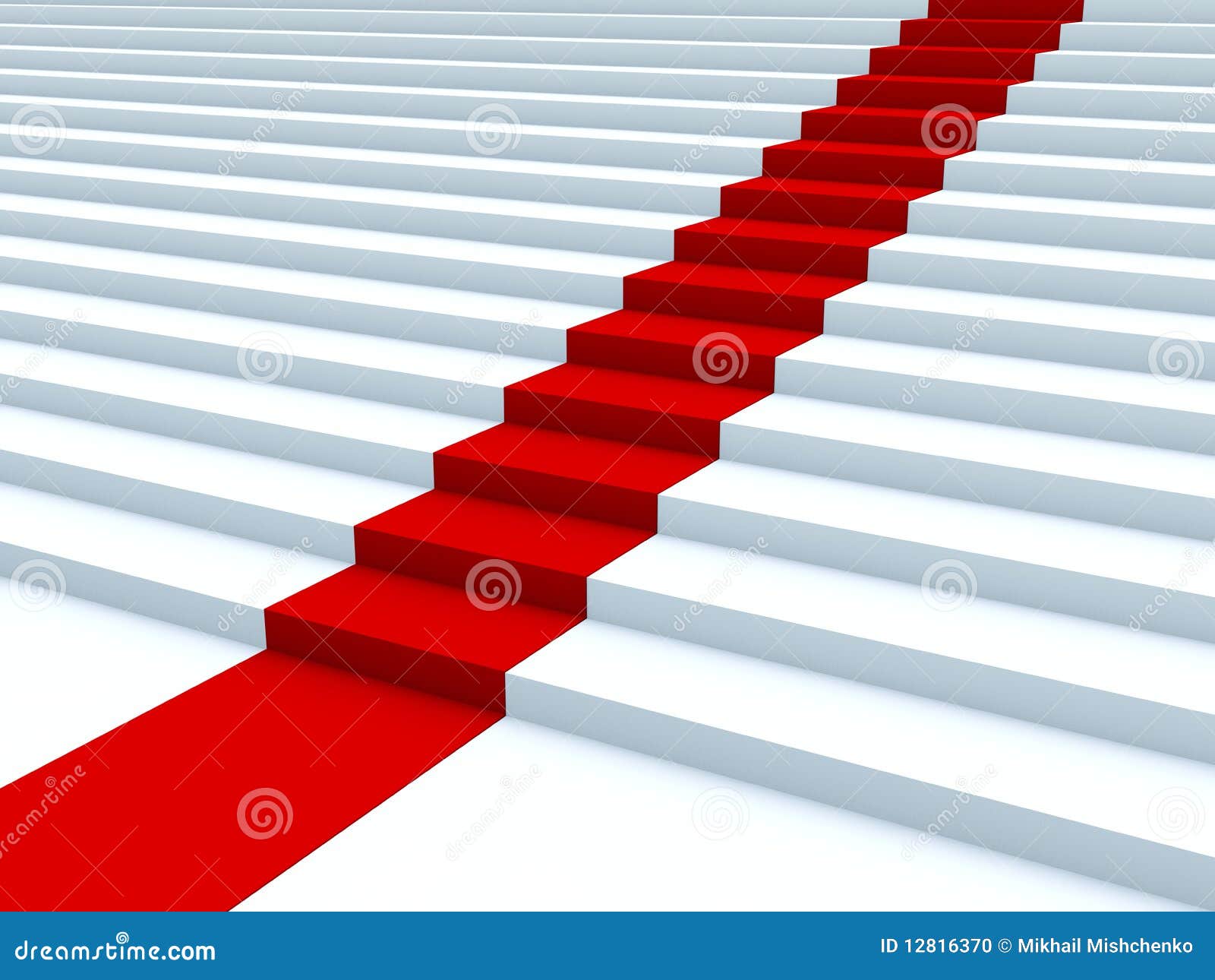 Red path stock illustration. Illustration of places, prizes - 12816370