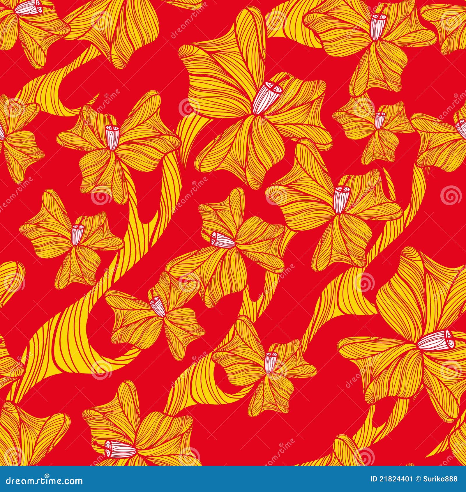 Red pattern stock vector. Illustration of organic, decoration - 21824401