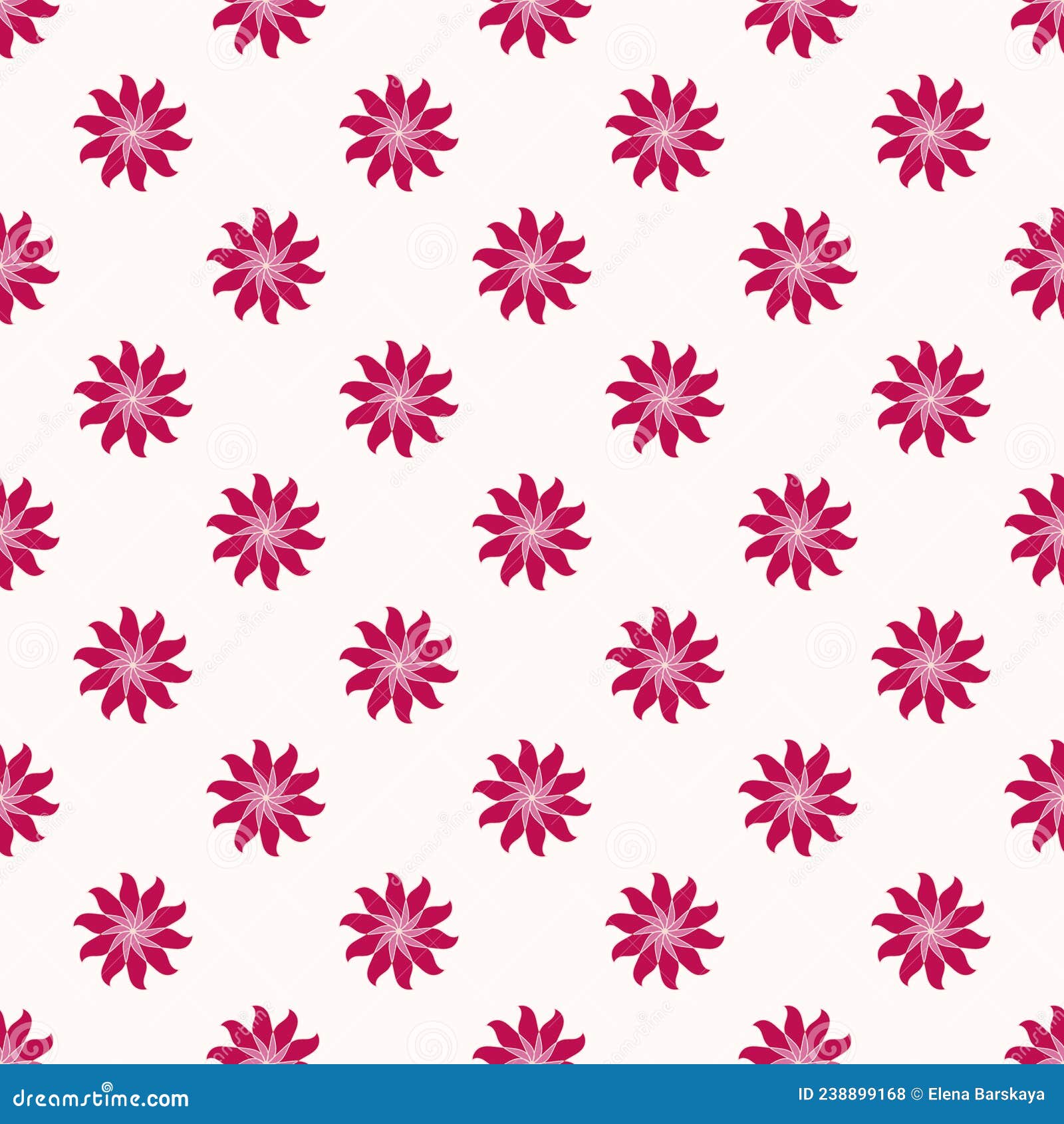 Red Pattern on Beige Background for Textile Design Stock Vector ...