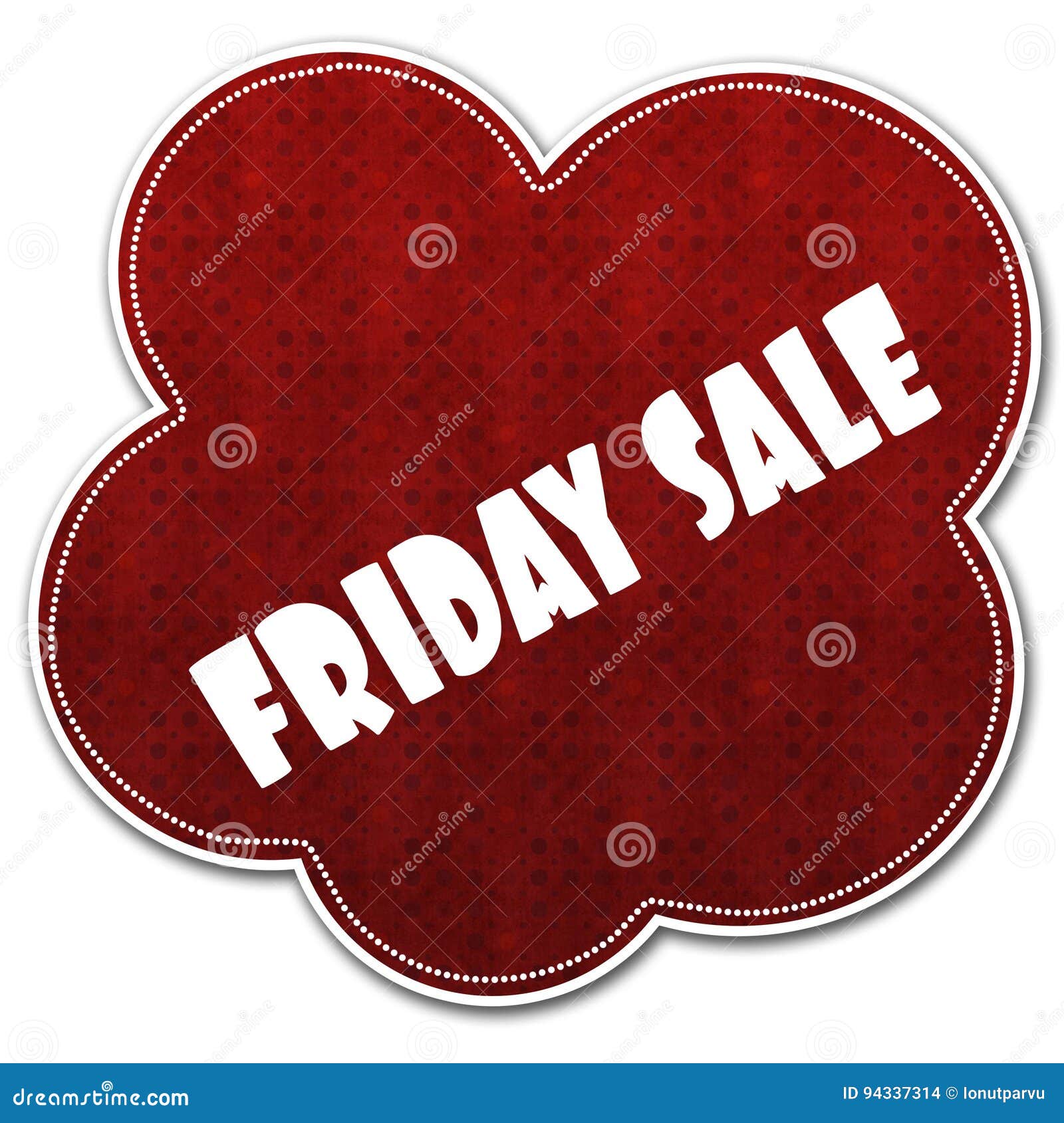 Red Pattern Cloud with FRIDAY SALE Text Written on it. Stock ...