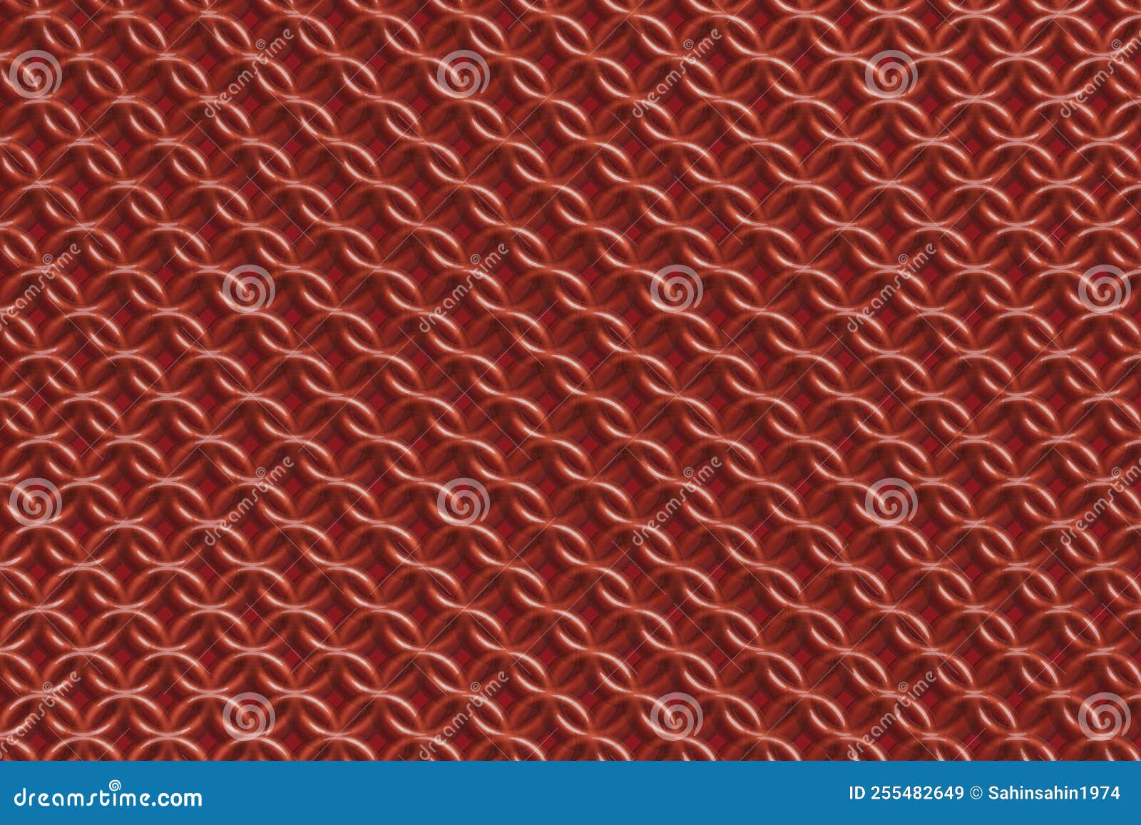 Seamless Abstract the Red Pattern Consisting of Different Shapes and ...