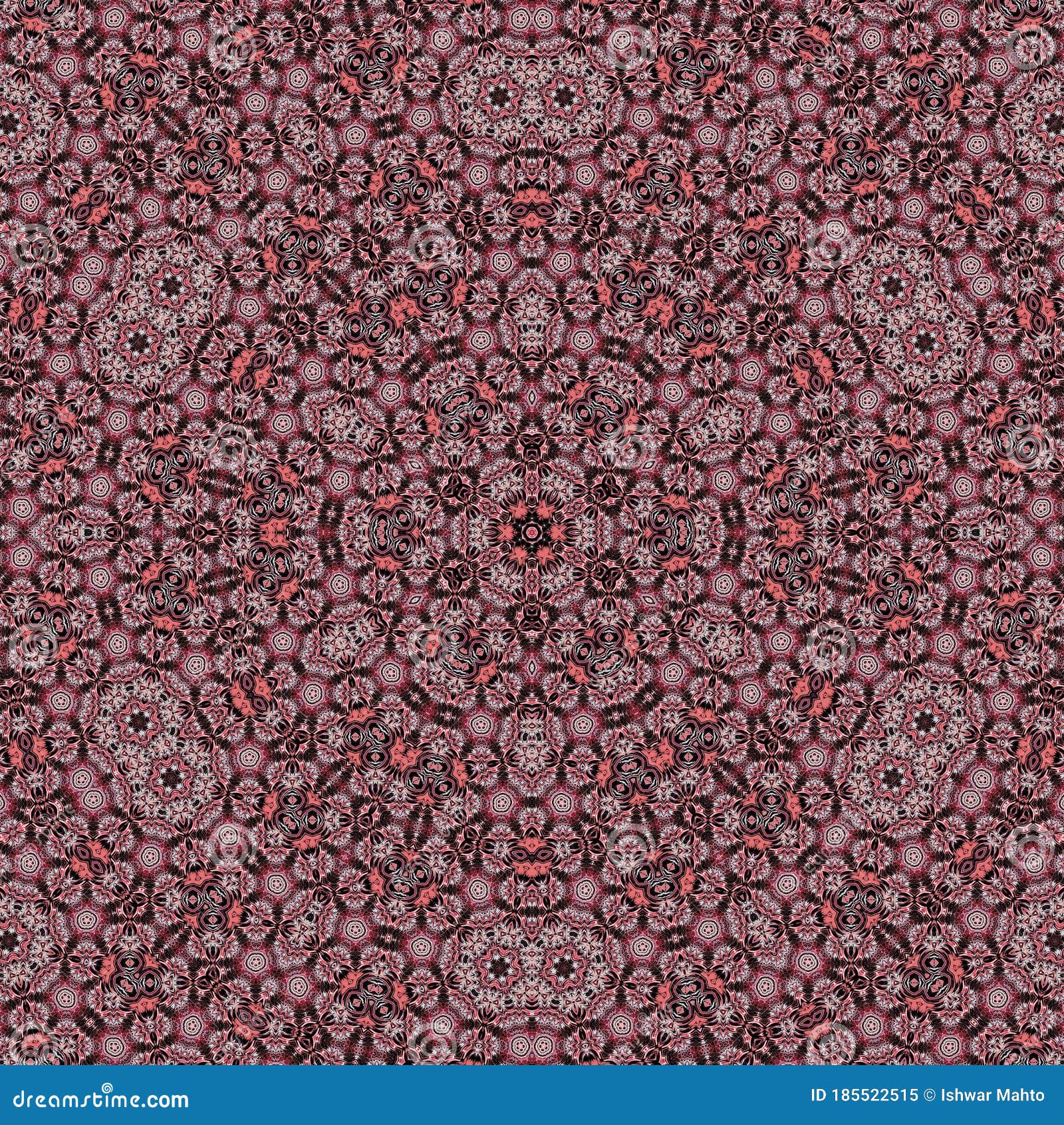 Red (pattern) design. stock illustration. Illustration of textile ...