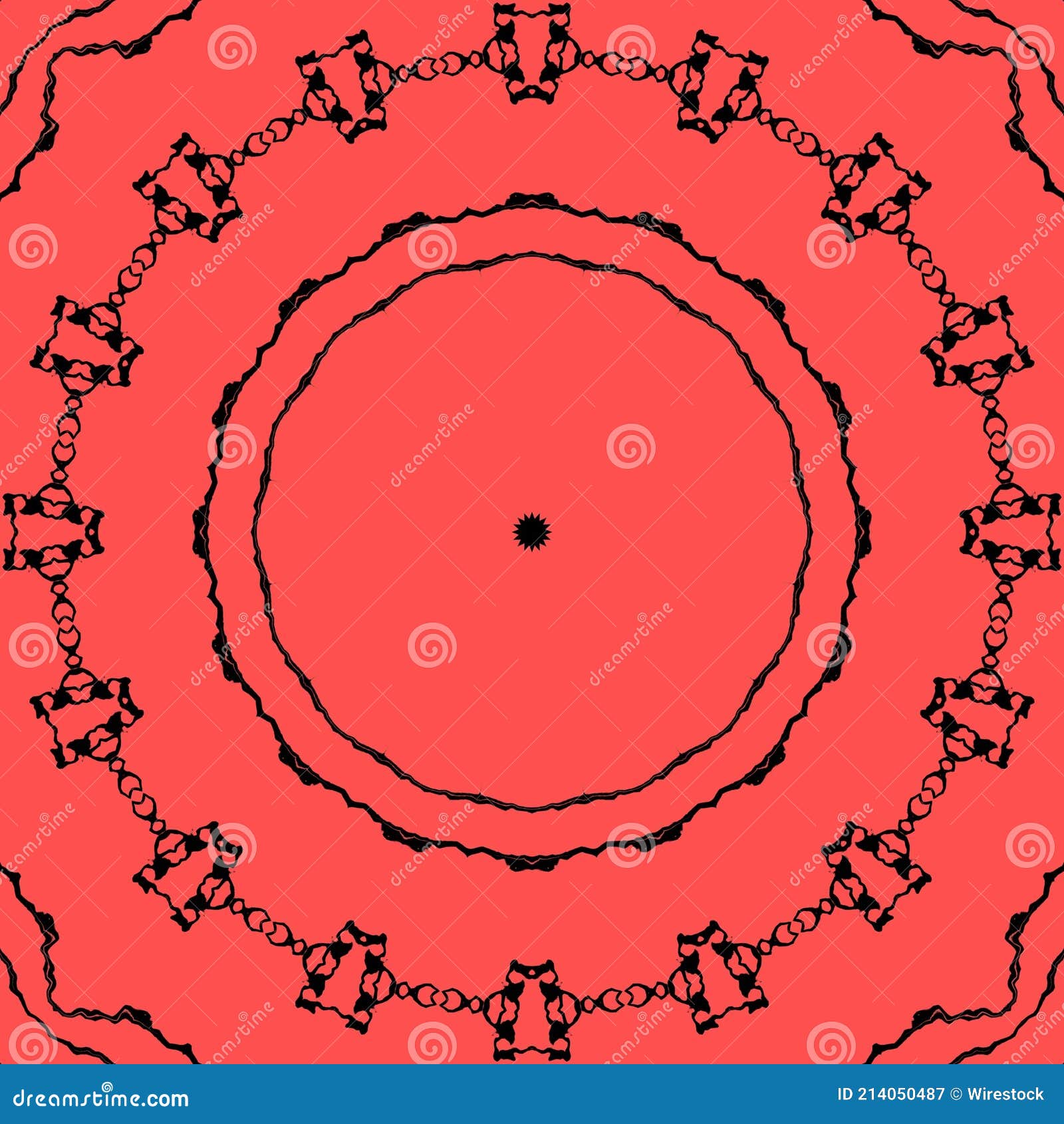 Red pattern illustration. stock illustration. Illustration of floral ...