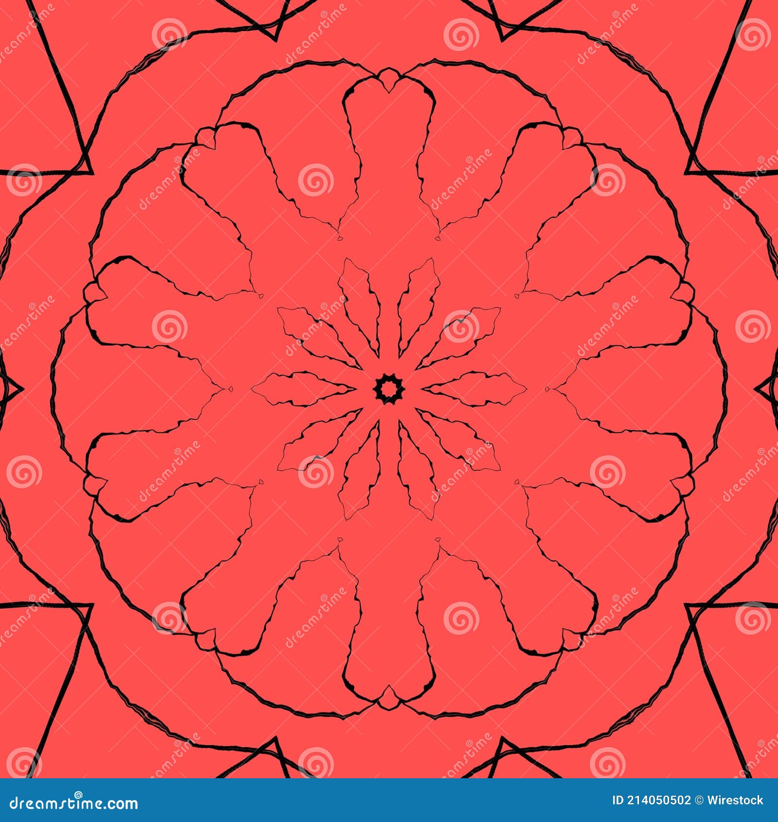 Red pattern illustration. stock illustration. Illustration of decor ...