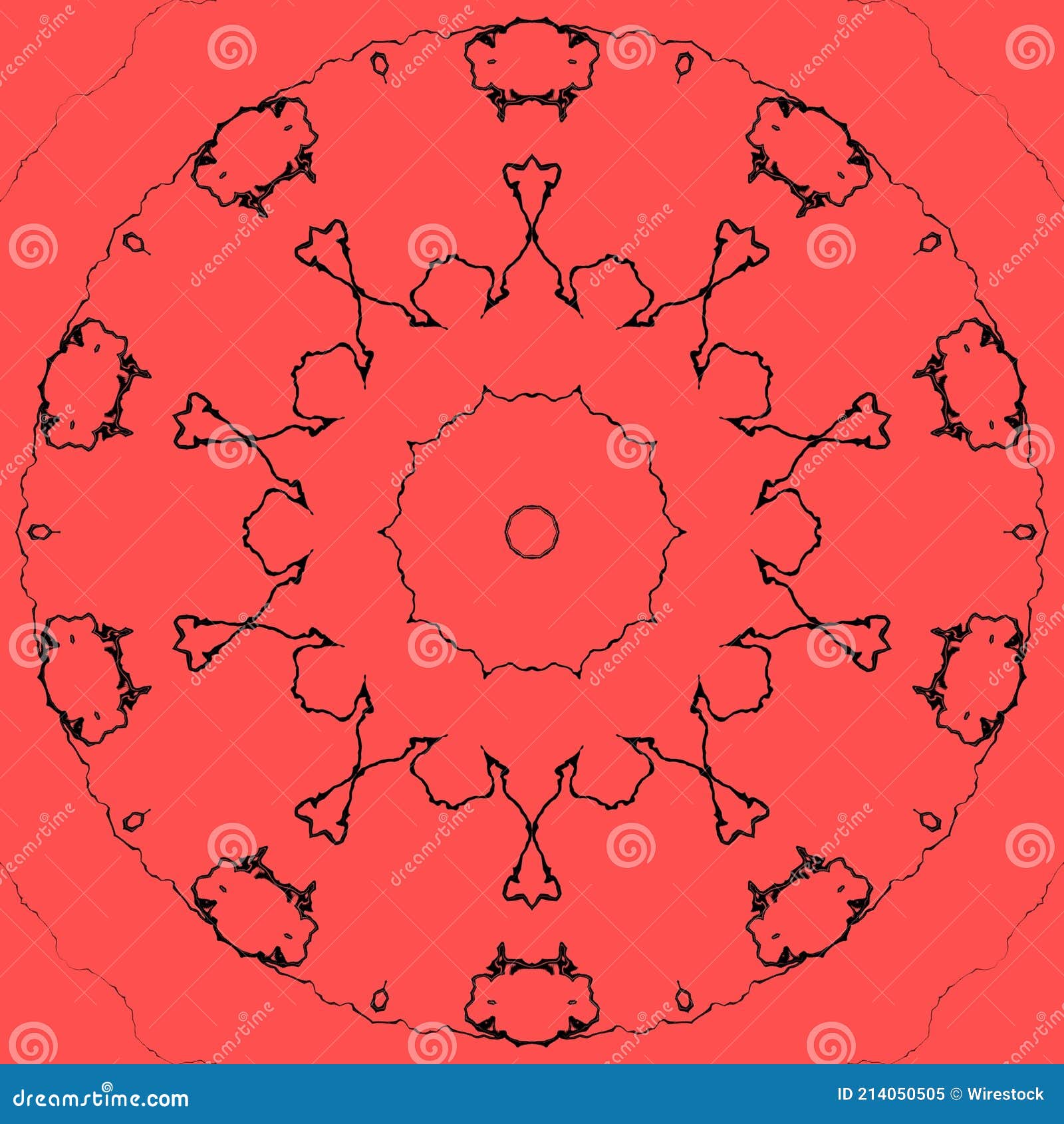 Red pattern illustration. stock illustration. Illustration of decor ...