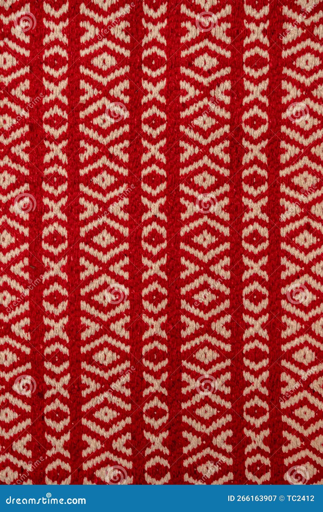 Red Pattern of an Old Carpet Stock Image - Image of bohemian, ethnicity ...