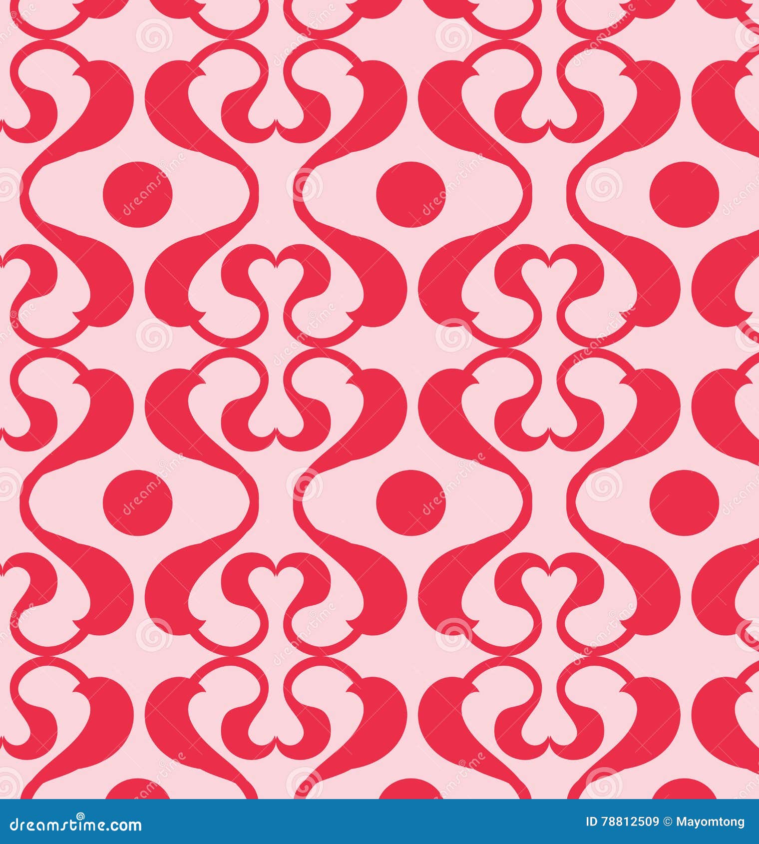 Red patterns stock vector. Illustration of repeat, abstract - 78812509
