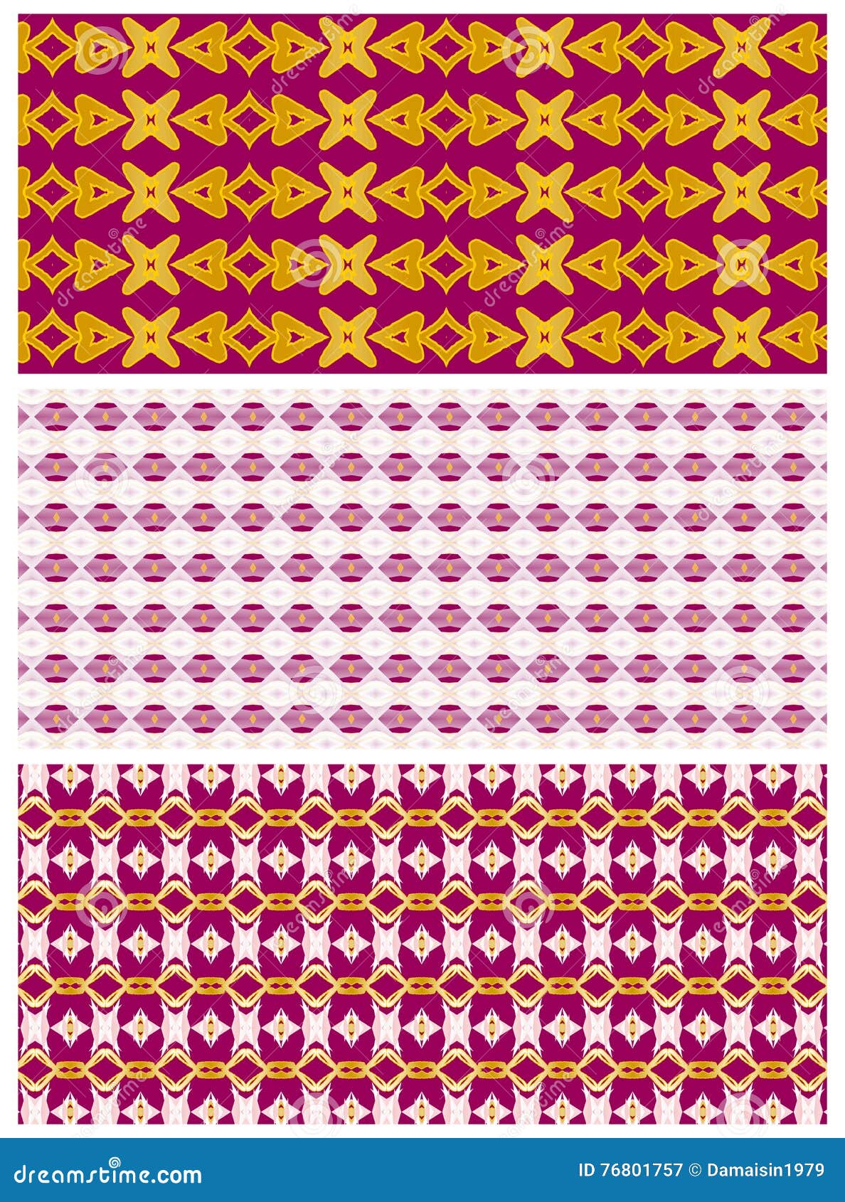 Red Patterns and Designs. Set Stock Illustration - Illustration of ...