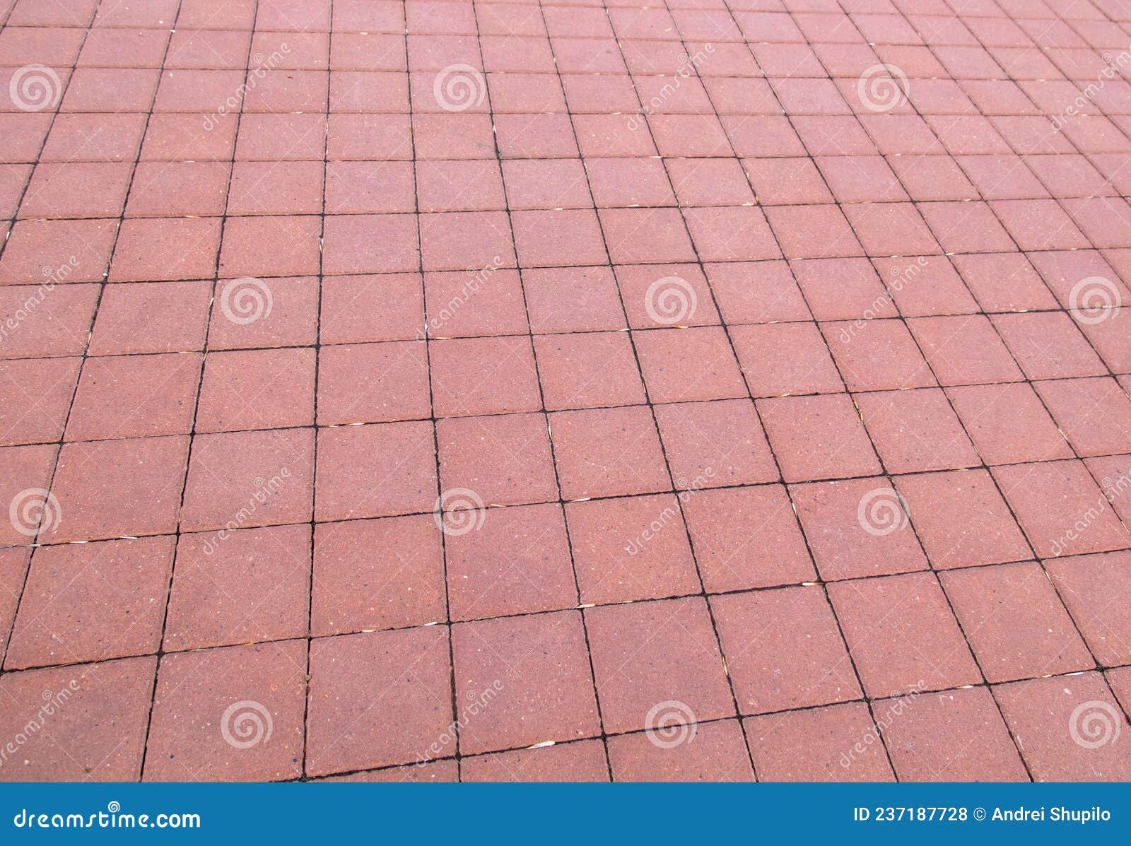 Red Paving Slabs As an Abstract Background. Stock Photo - Image of ...