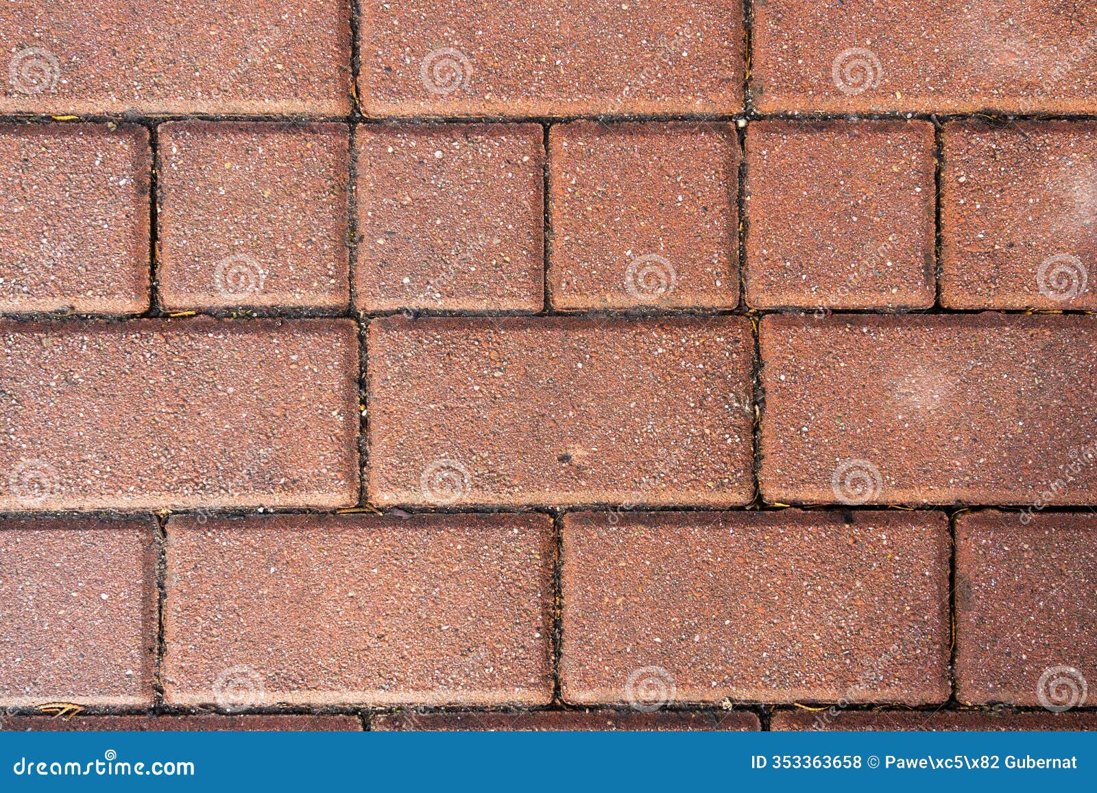 Red Paving Stone Sidewalk - Background Stock Photo - Image of ...