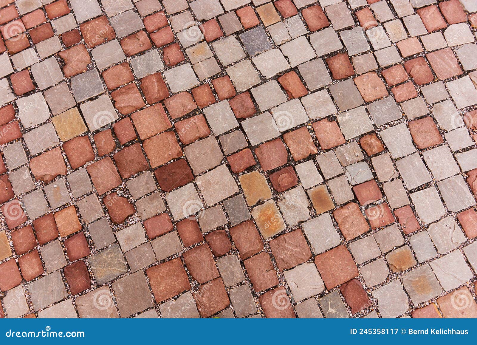 Red Paving Stones on a Sidewalk. Stone Background Stock Image - Image ...