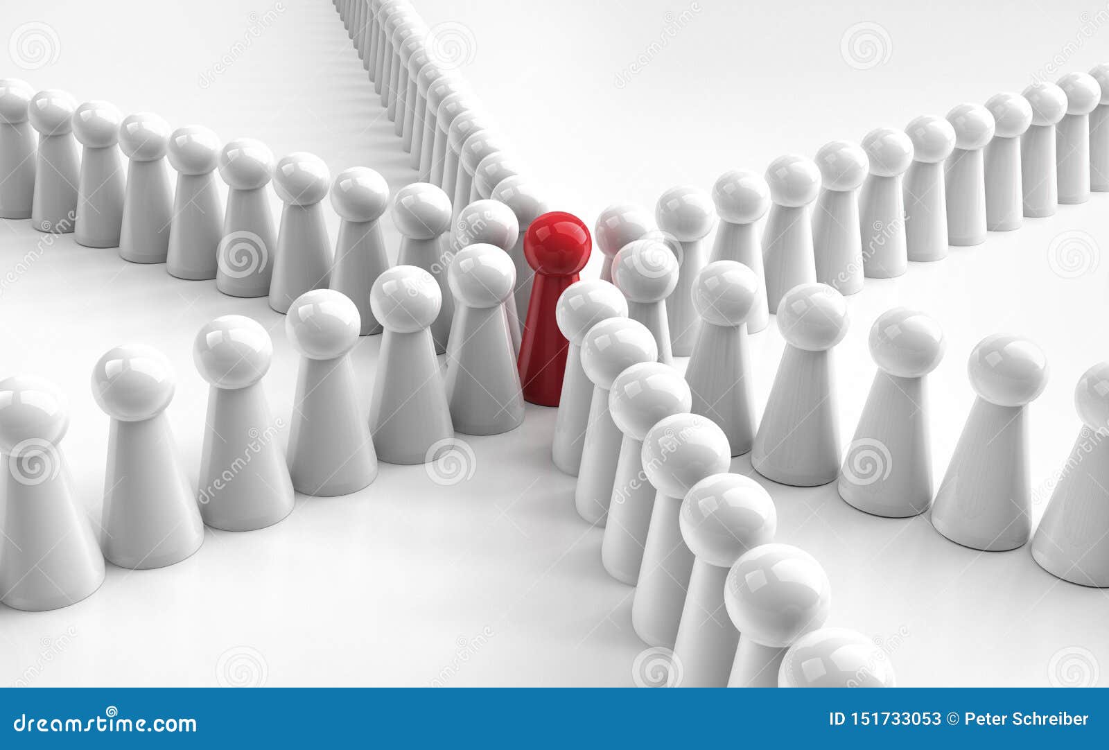 Man Leaving Negotiation Or Interview. Difference And Barrier. Vector ...