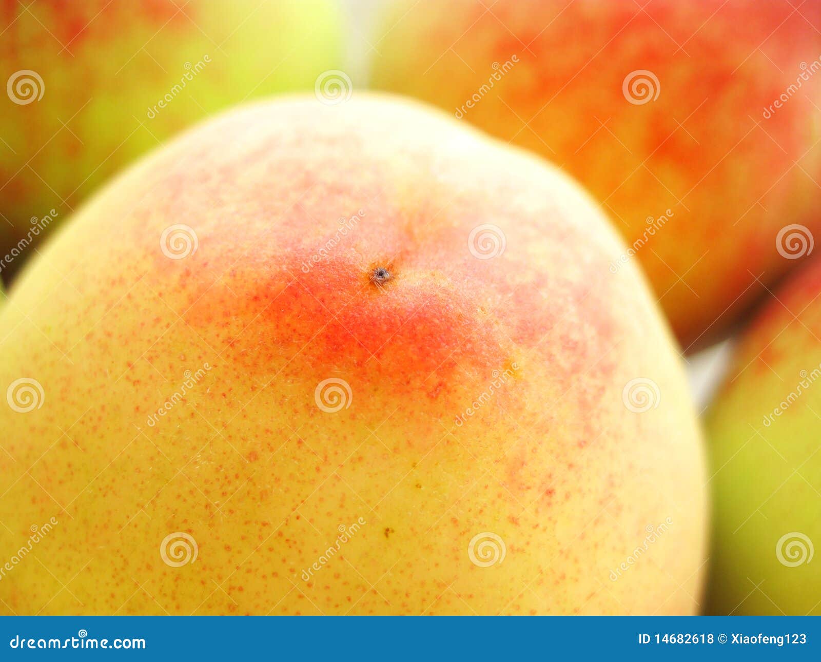 Red peach stock photo. Image of nature, close, juicy - 14682618