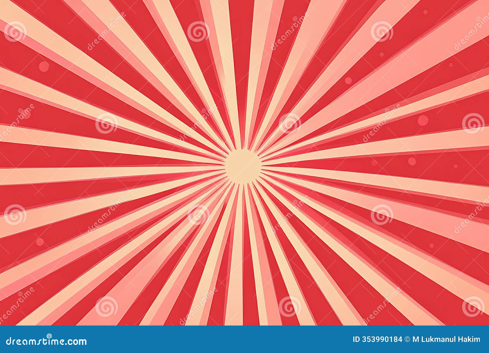Red and Peach Abstract Sunburst Background Illustration Stock Photo ...