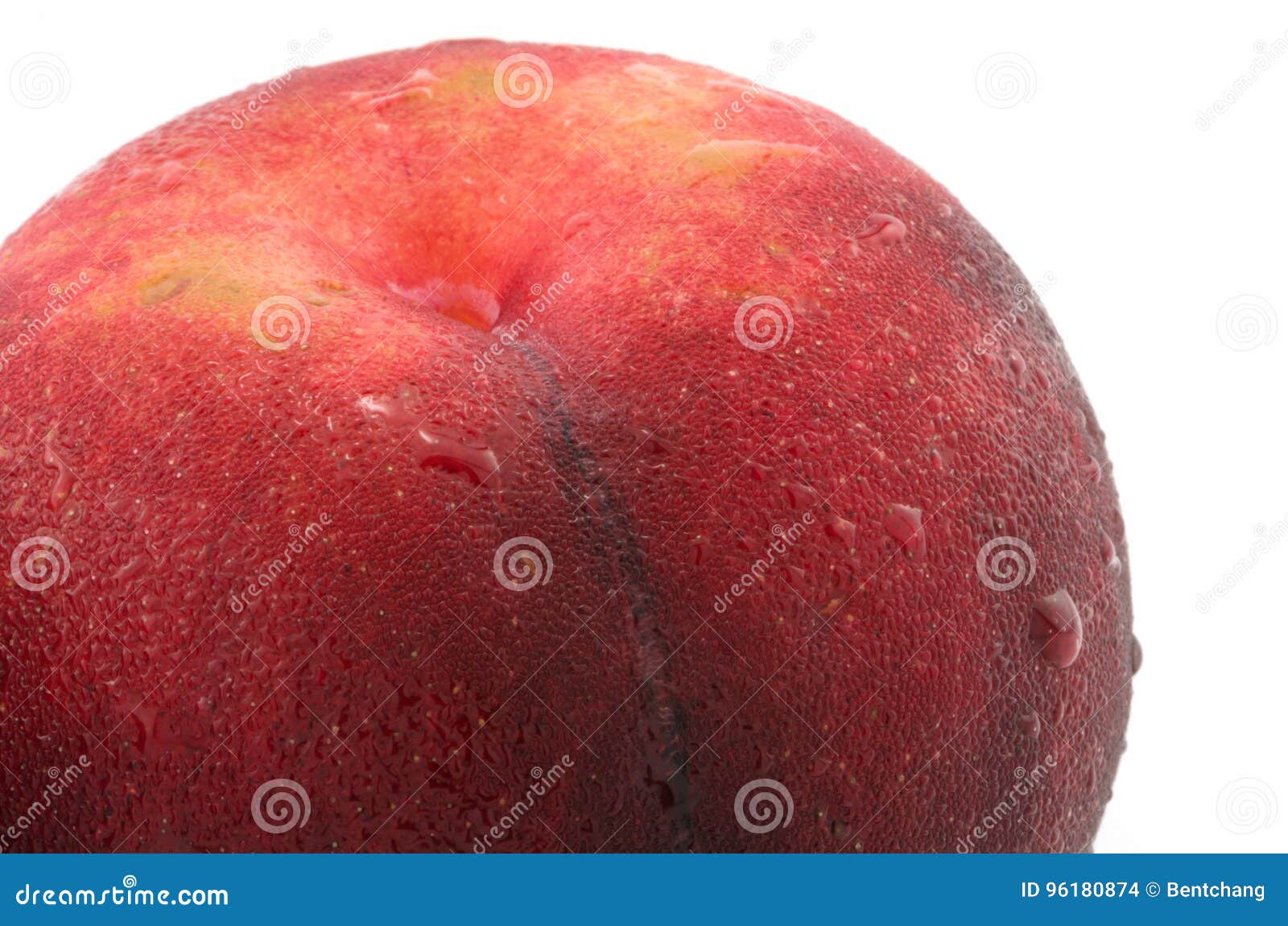 Red peach stock photo. Image of pinkish, peach, refreshment - 96180874