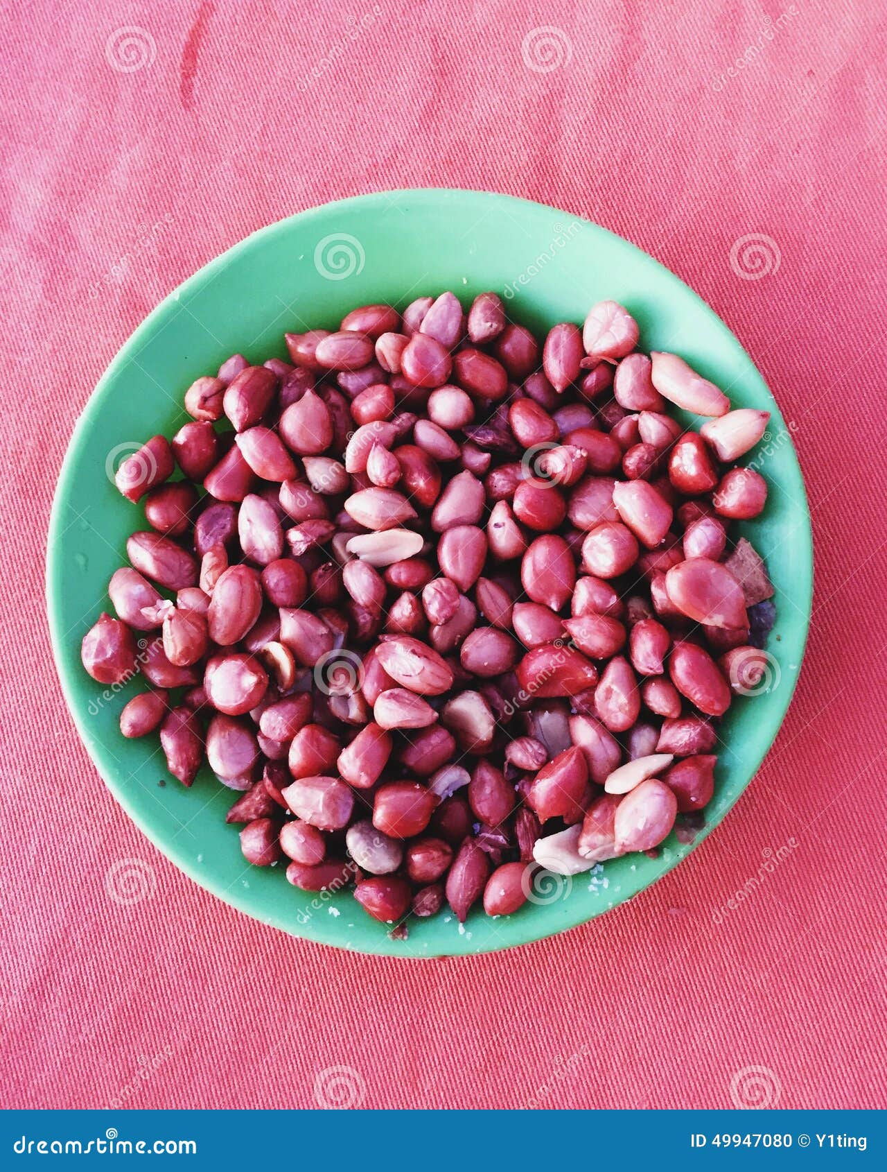 Red Peanuts stock photo. Image of peanuts, snack, delicious - 49947080