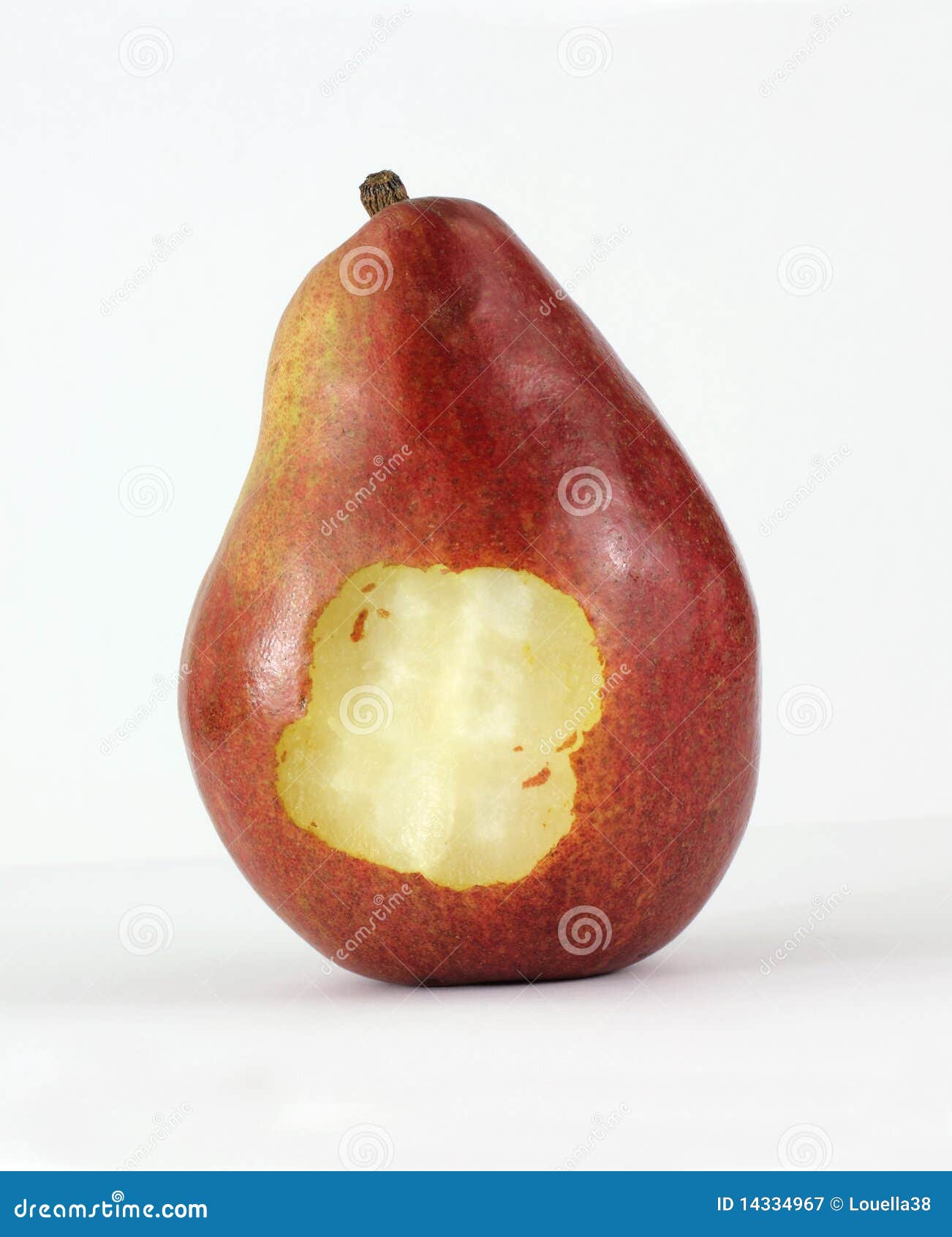 Red Pear Bites Royalty Free Stock Photography - Image: 14334967