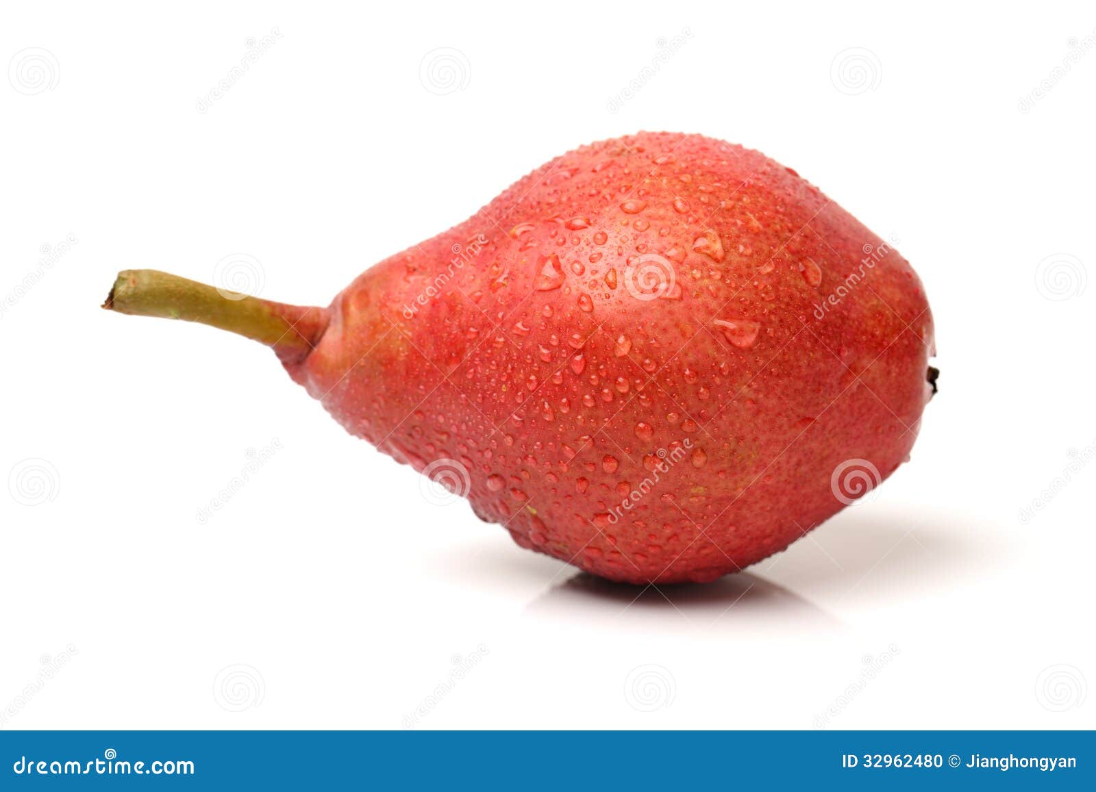 Red pear stock photo. Image of shadow, healthy, isolated - 32962480