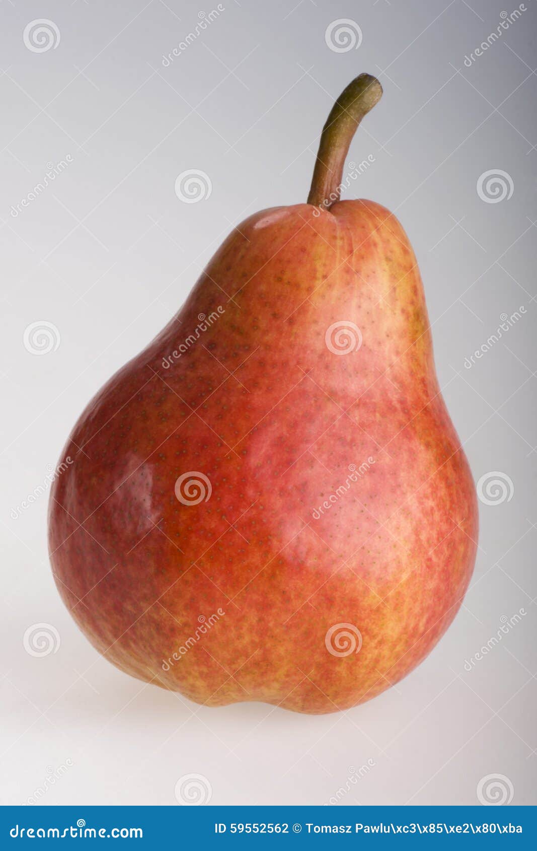 Red pear stock photo. Image of fruit, organic, single - 59552562