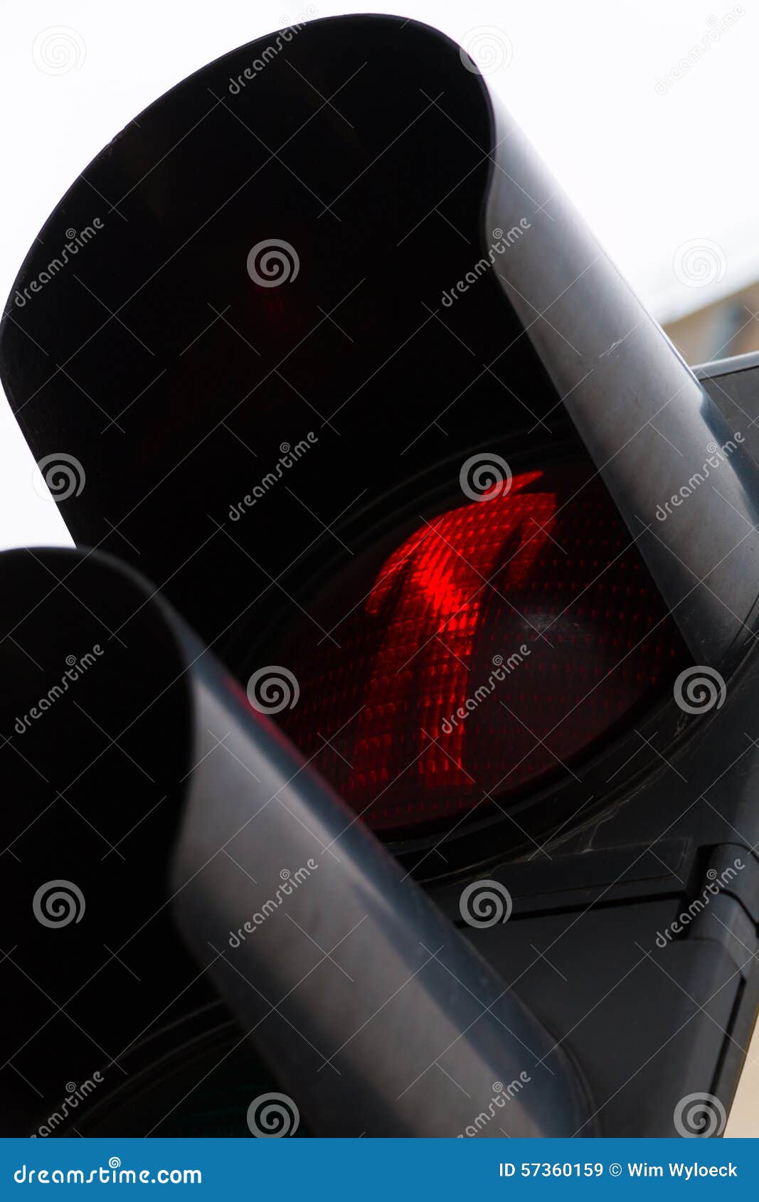 Red Pedestrian Crossing Light Stock Image - Image of foot, move: 57360159