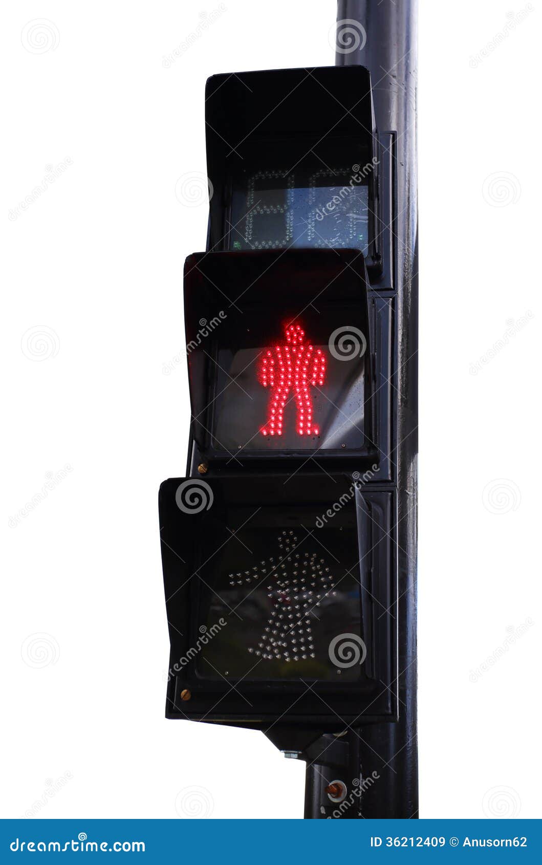 Red Pedestrian Lamp Traffic Light Stock Image - Image of safety, path ...