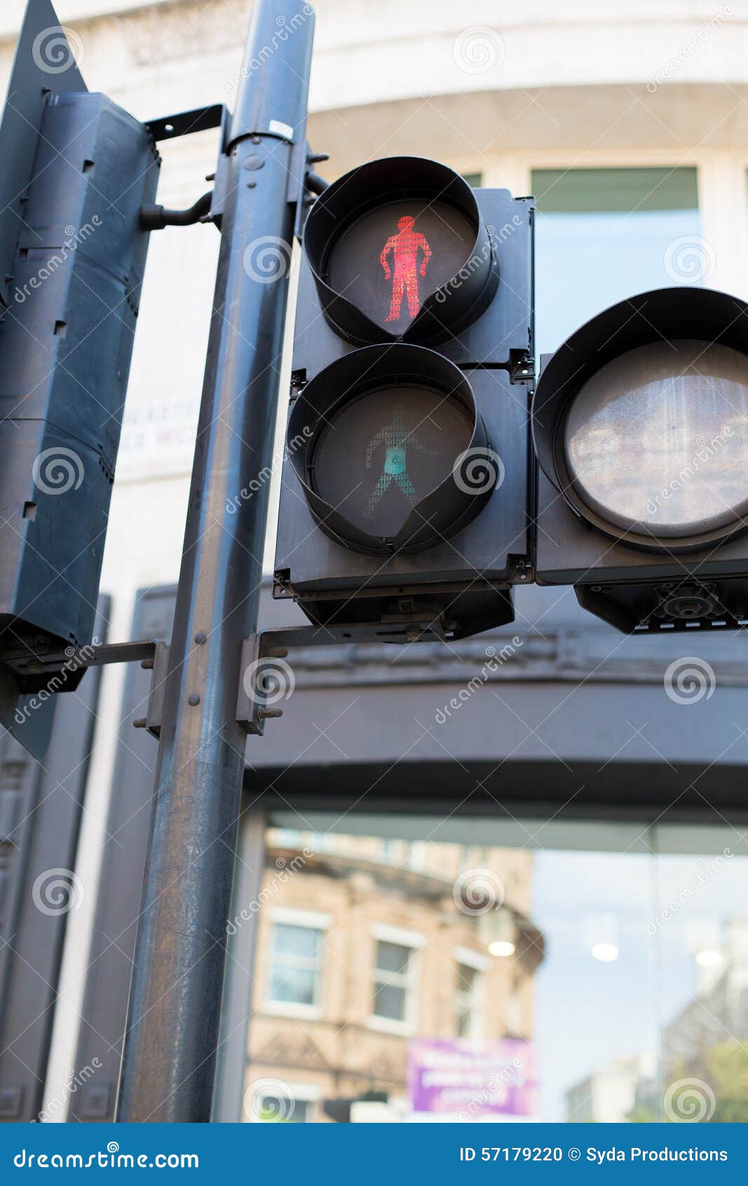 Red Pedestrian Traffic Lights Stock Photo - Image of light, london ...
