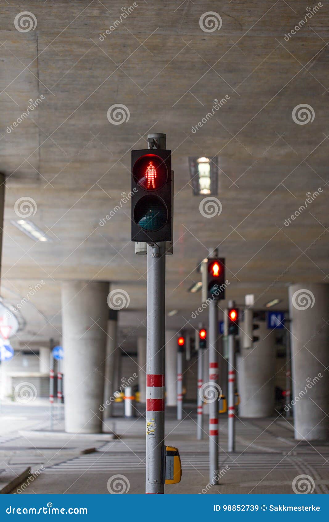Stop And Walk Road Traffic Signs Royalty-Free Stock Photography ...