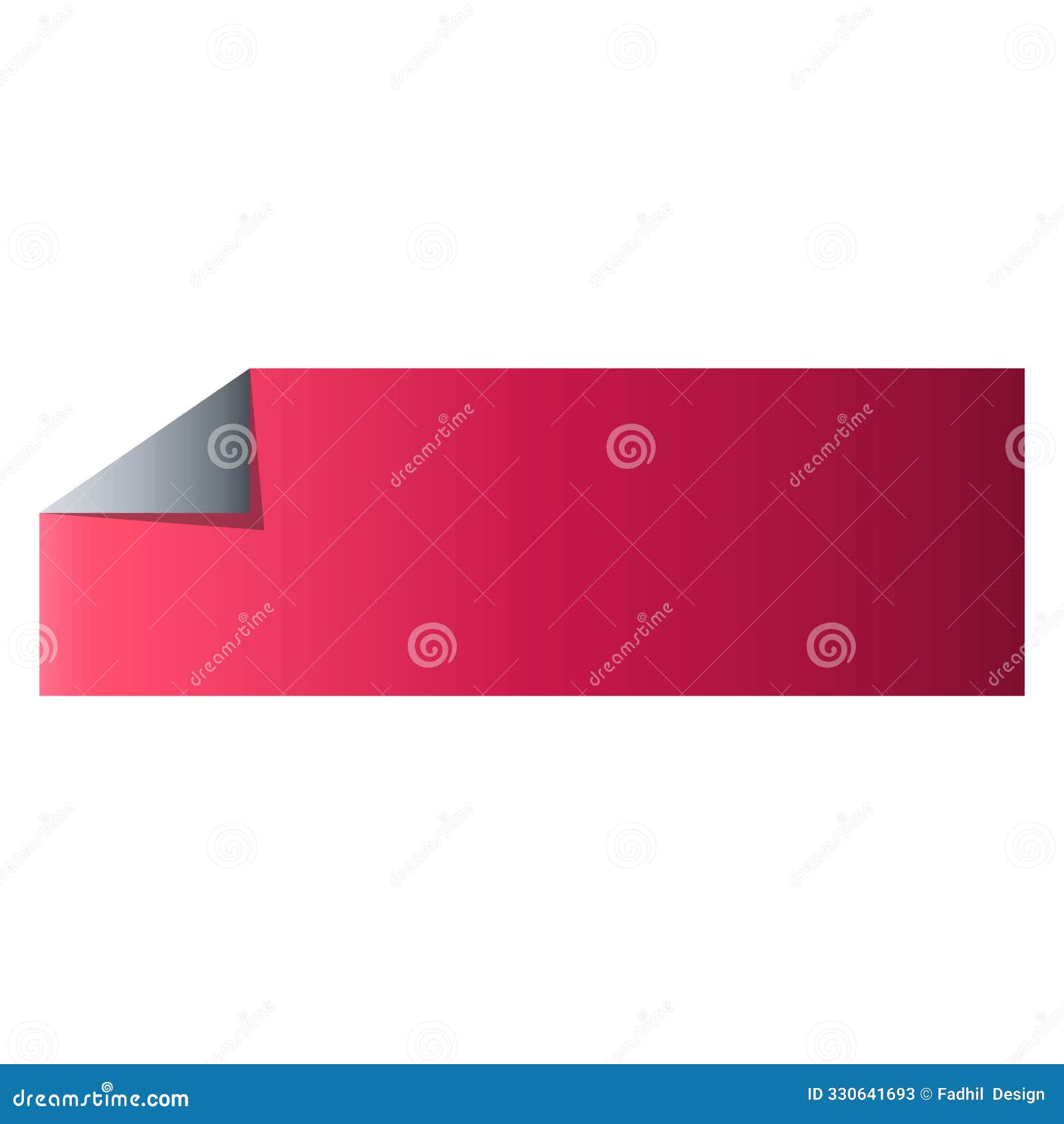 Peeling Label Sticker Isolated on White Background. Realistic Paper ...