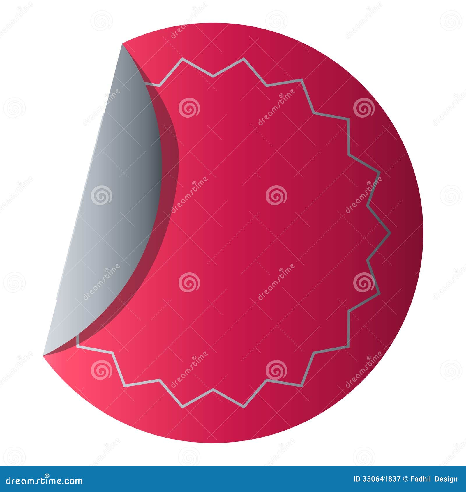 Peeling Label Sticker Isolated on White Background. Realistic Paper ...