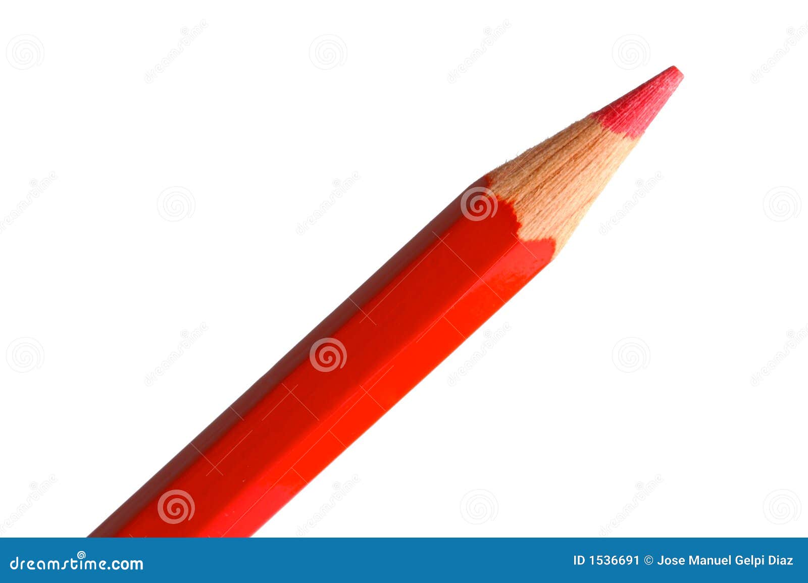Red pencil stock image. Image of coloured, play, color - 1536691