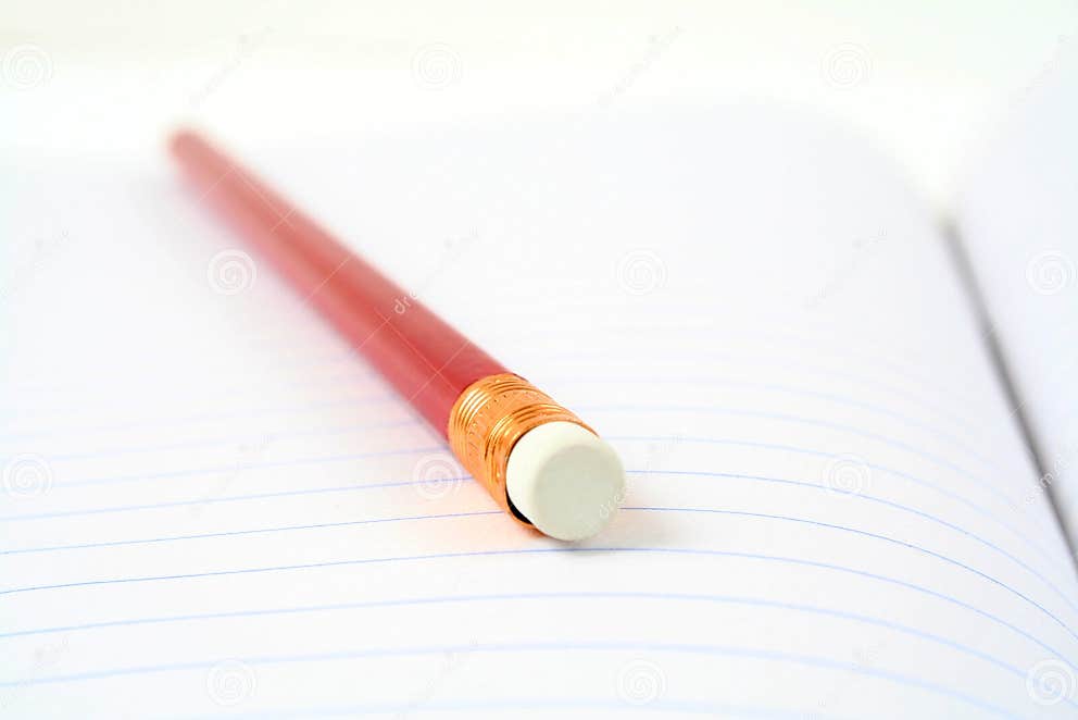 Red pencil stock photo. Image of student, sharp, library - 816786