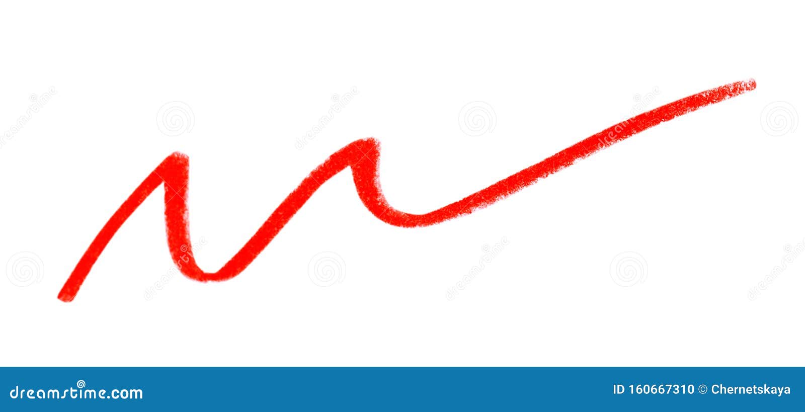 Red Pencil Scribble on White Background Stock Photo - Image of design ...